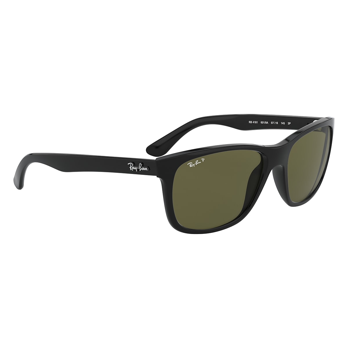 RB4181 Sunglasses in Black and G-15 Green - RB4181 | Ray-Ban® US RB4181 Sunglasses in Black and G-15 Green - RB4181 | Ray-Ban® US