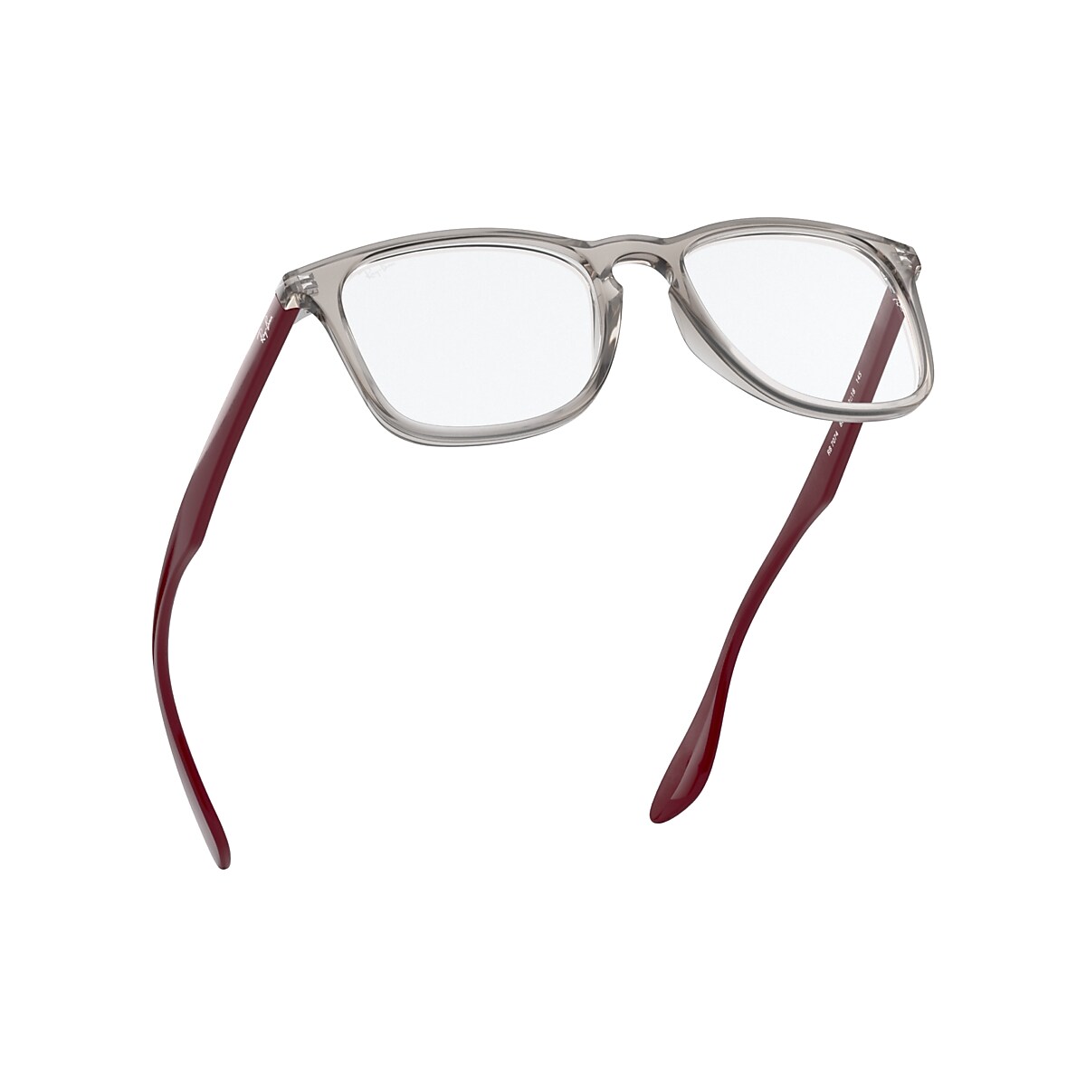 Ray-Ban RX 7074 8083 Transparent Grey Eyeglasses Unisex | atelier-yuwa ...