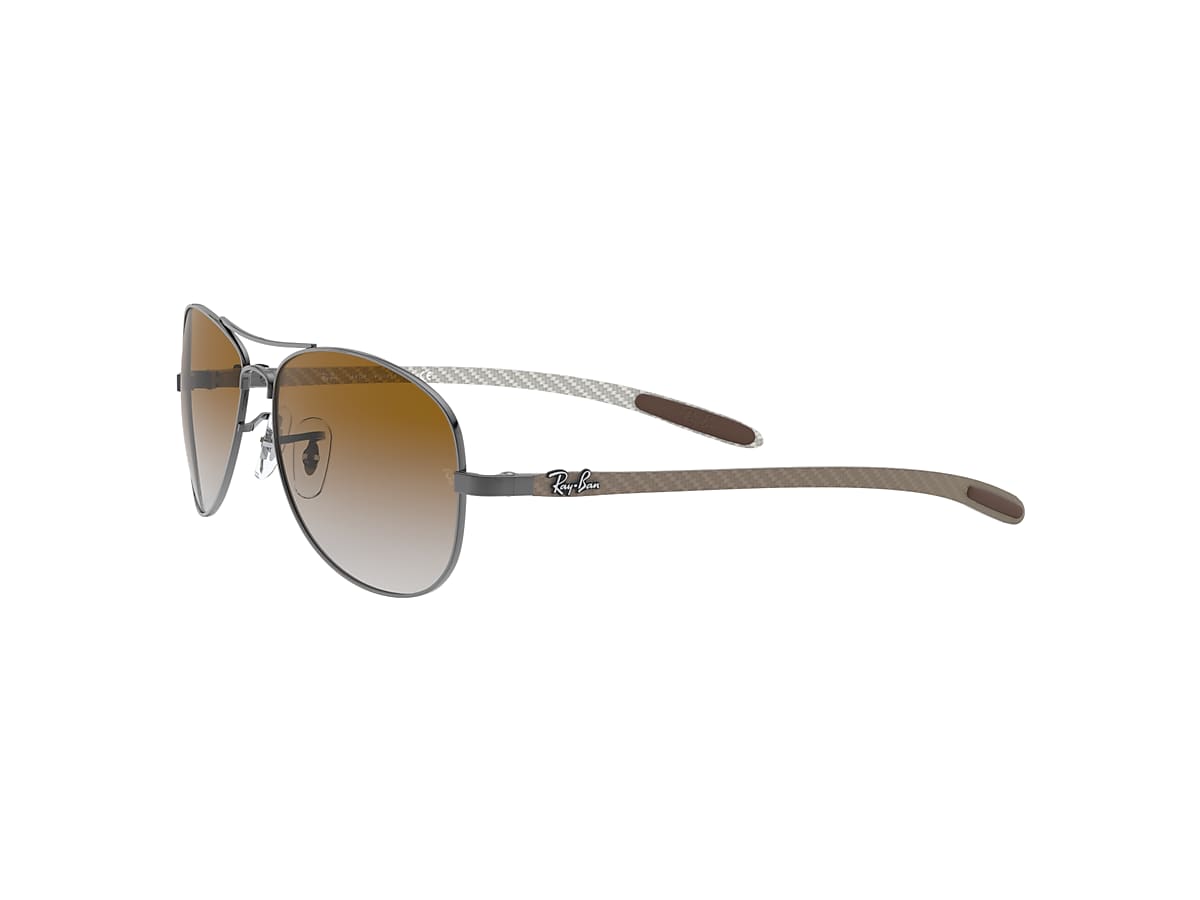 RB8301 Sunglasses In Gunmetal And Light Brown RB8301