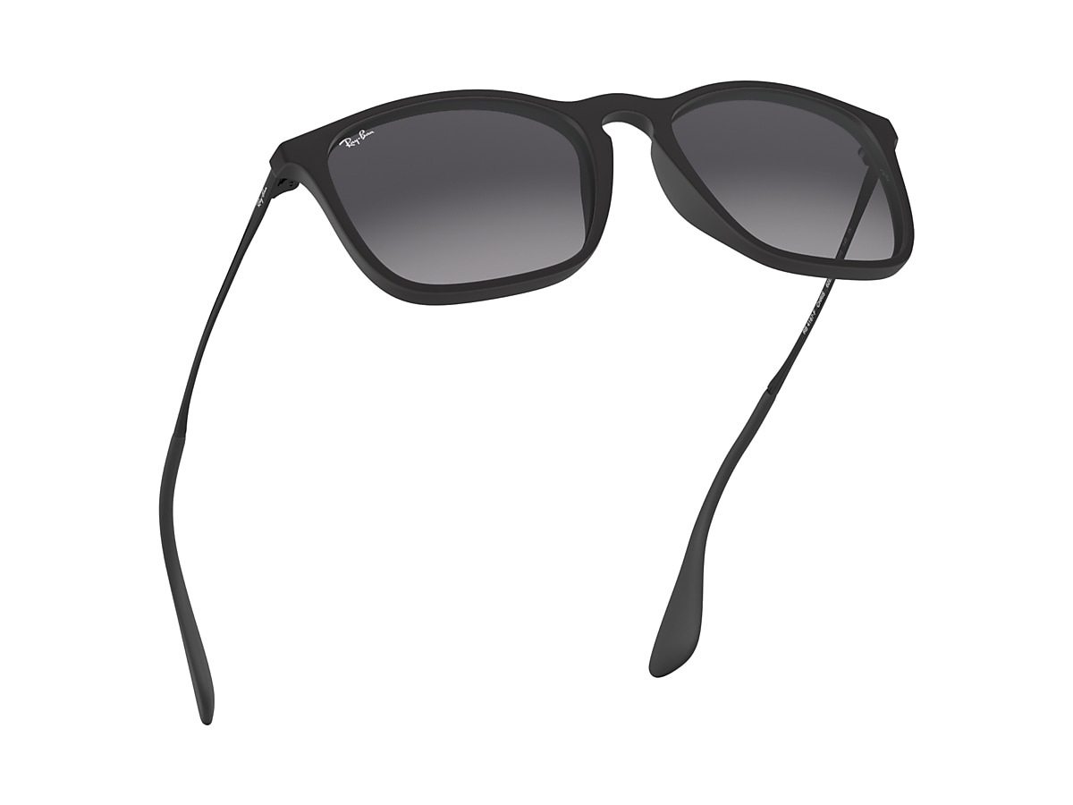 CHRIS Sunglasses in Rubber Black and Grey Gradient - RB4187F CHRIS Sunglasses in Rubber Black and Grey Gradient - RB4187F