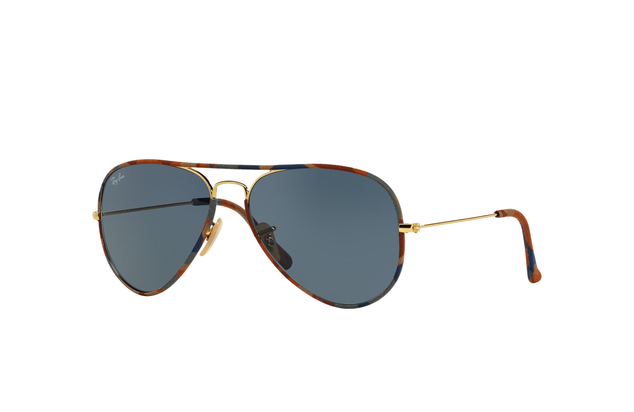 Aviator Full Color Sunglasses in Multicolor and Blue/Grey - RB3025JM ...