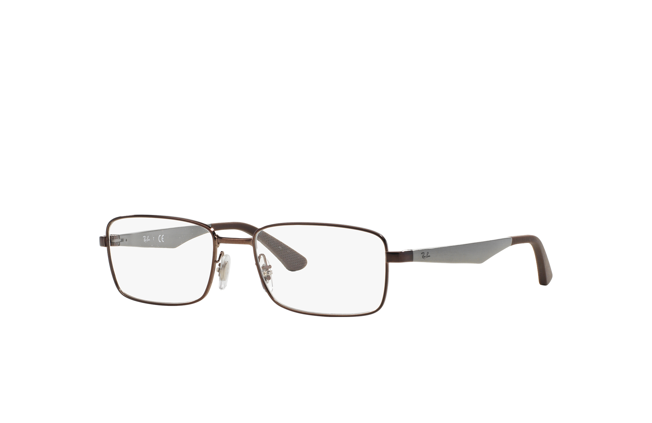 Rb6333 Eyeglasses with Polished Brown Frame (54-17) - RB6333 | Ray-Ban®