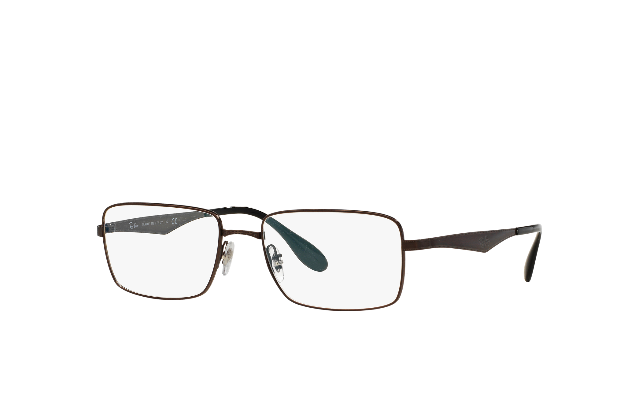 Rb6329 Eyeglasses with Polished Brown Frame (55-18) - RB6329 | Ray-Ban®