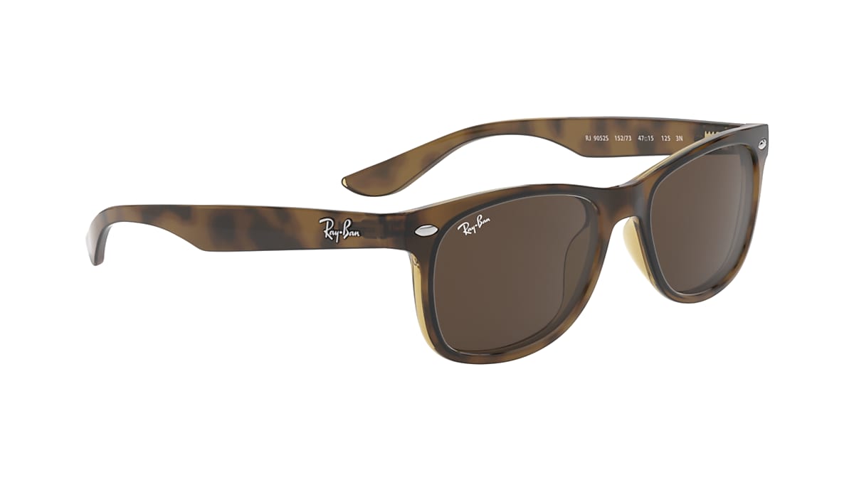 NEW WAYFARER KIDS Sunglasses in Havana and Dark Brown NEW WAYFARER KIDS Sunglasses in Havana and Dark Brown
