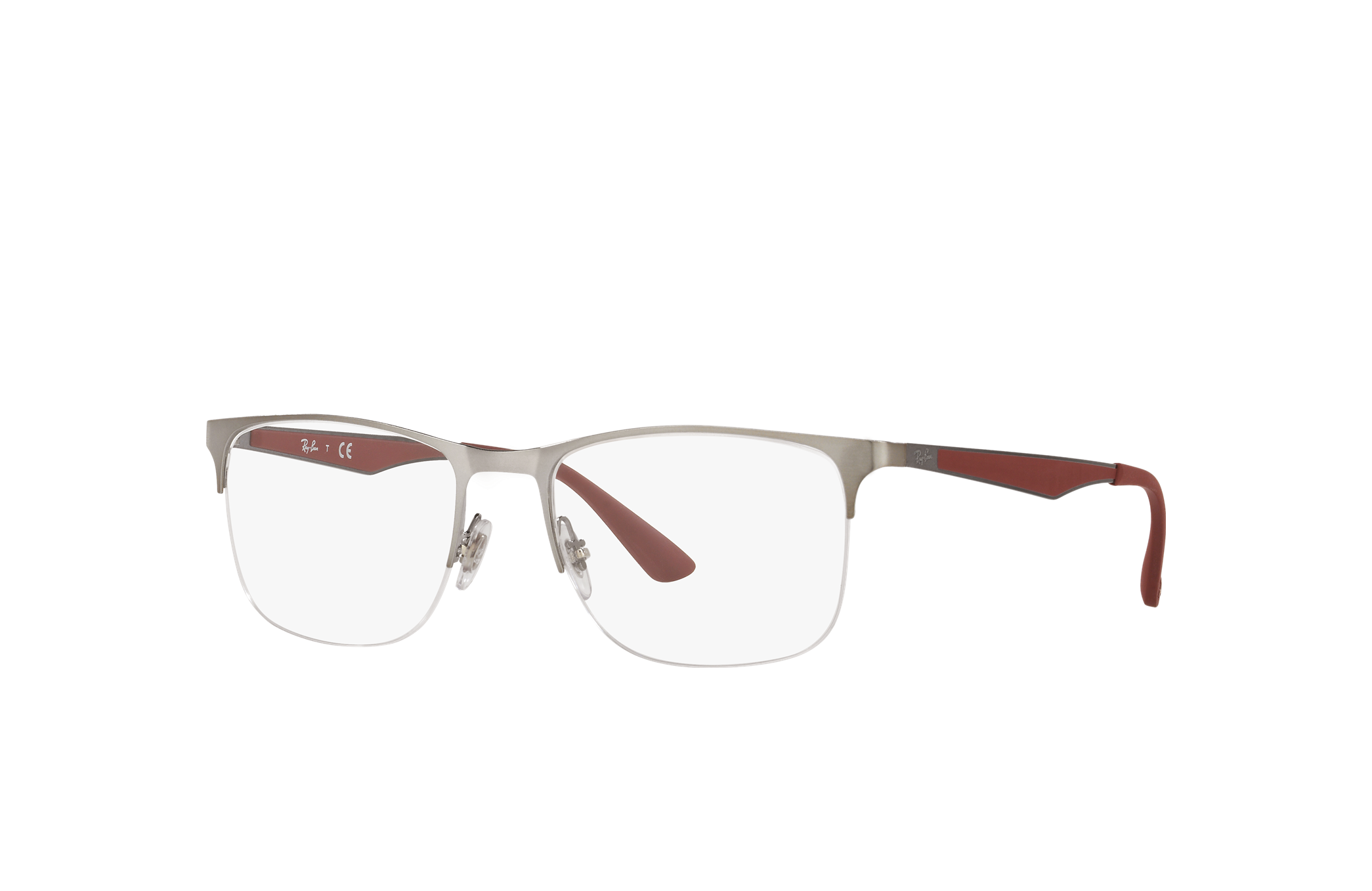Rb6362 Eyeglasses with Polished Gunmetal Frame (55-19) - RB6362 | Ray-Ban®