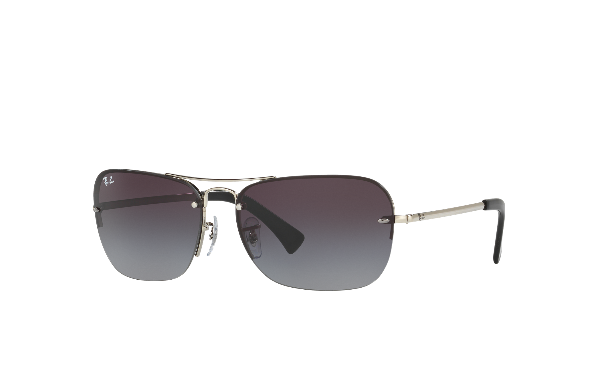 Rb3541 Sunglasses in Silver and Grey Gradient - RB3541 | Ray-Ban®
