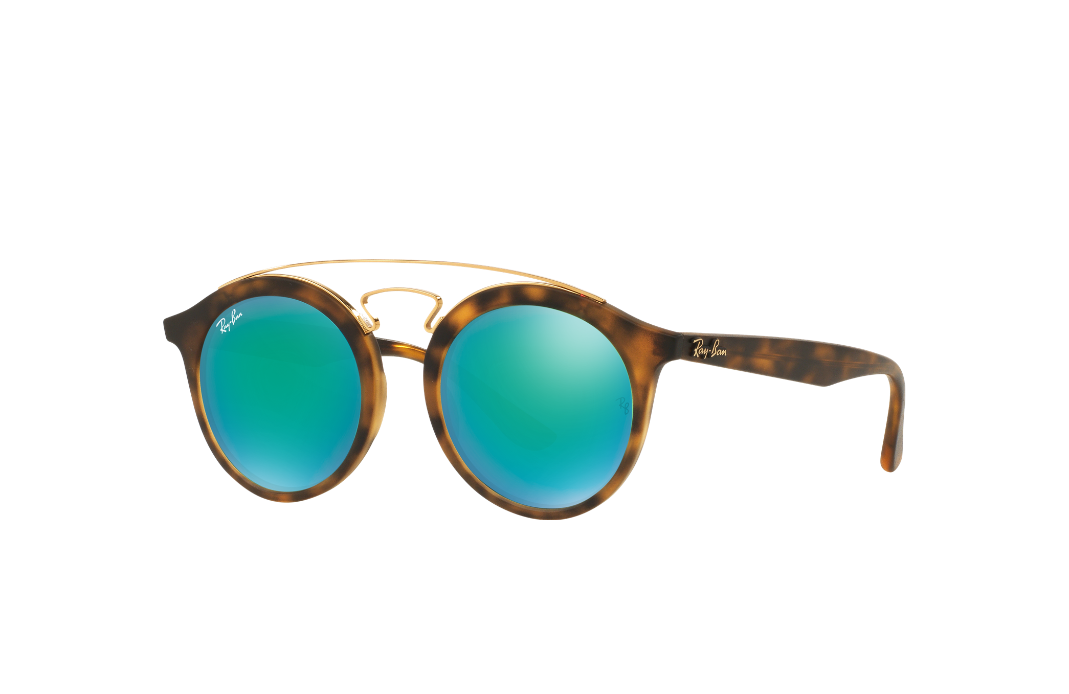 Rb4256f Sunglasses in Matte Havana and Green Mirror (47-20) - RB4256F ...