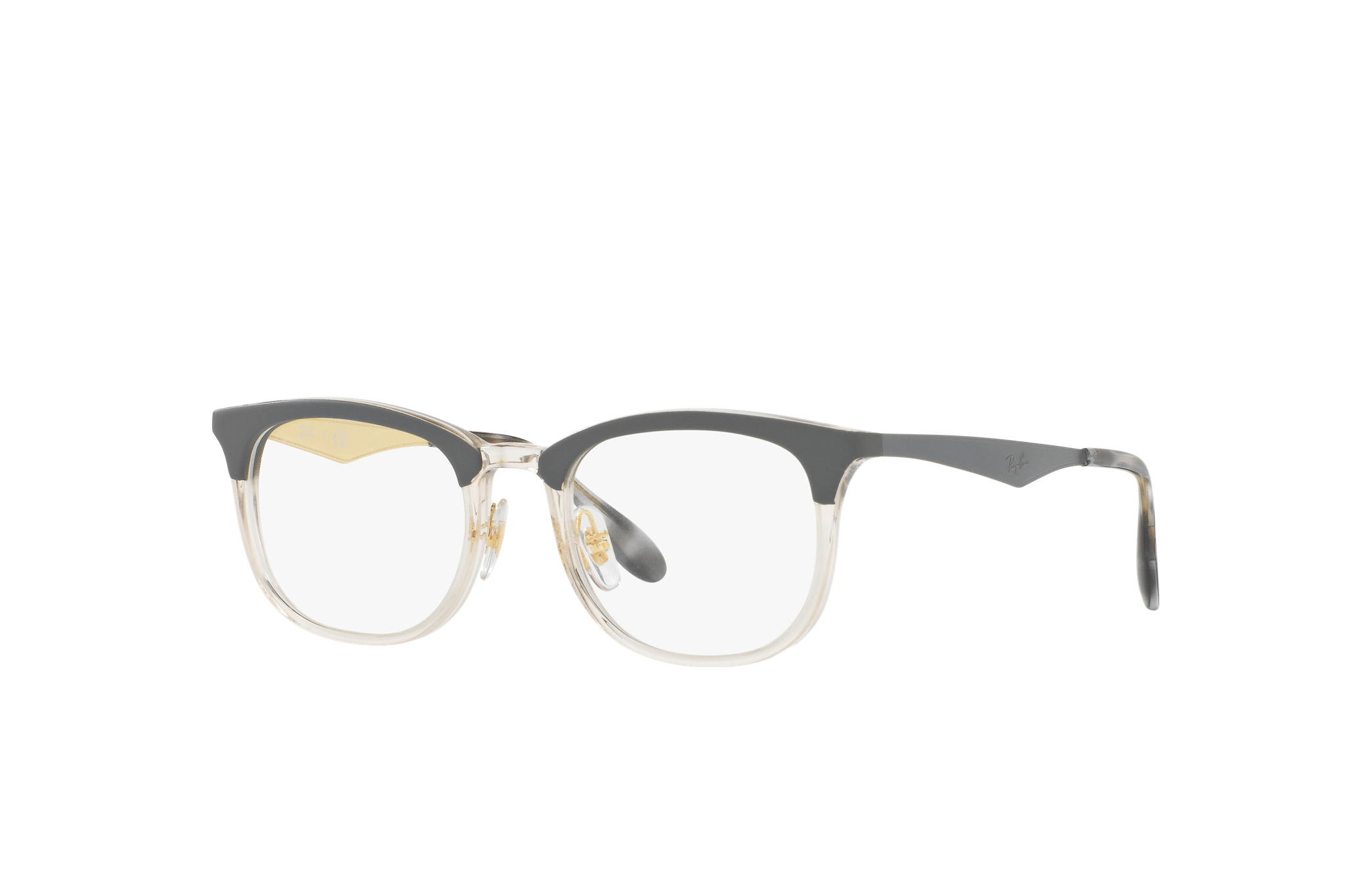 Rb7112 Eyeglasses with Gloss Grey Frame (51-20) - RB7112 | Ray-Ban®