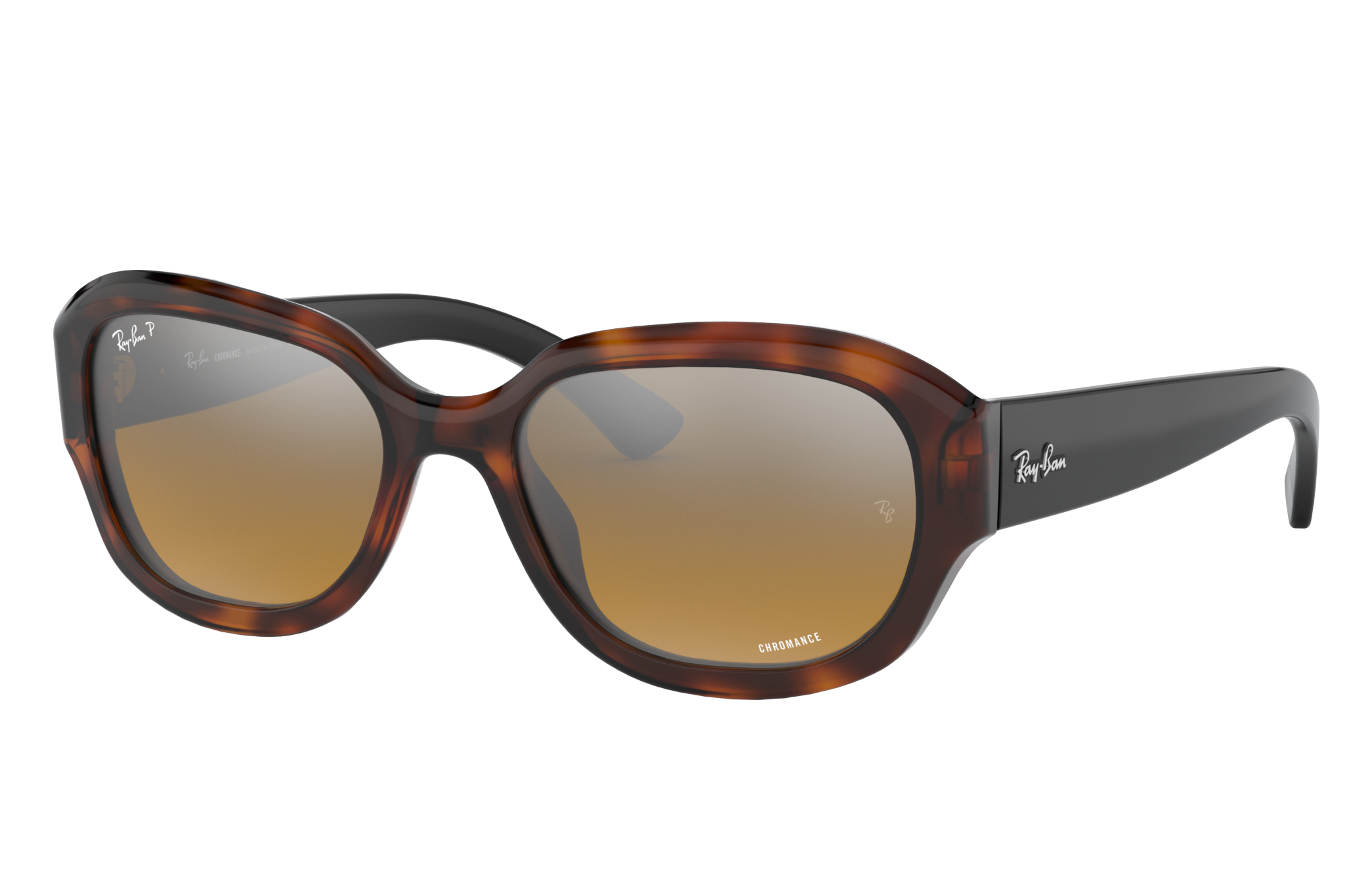 Rb4282 Chromance Sunglasses in Red Havana and Brown - RB4282CH | Ray-Ban®