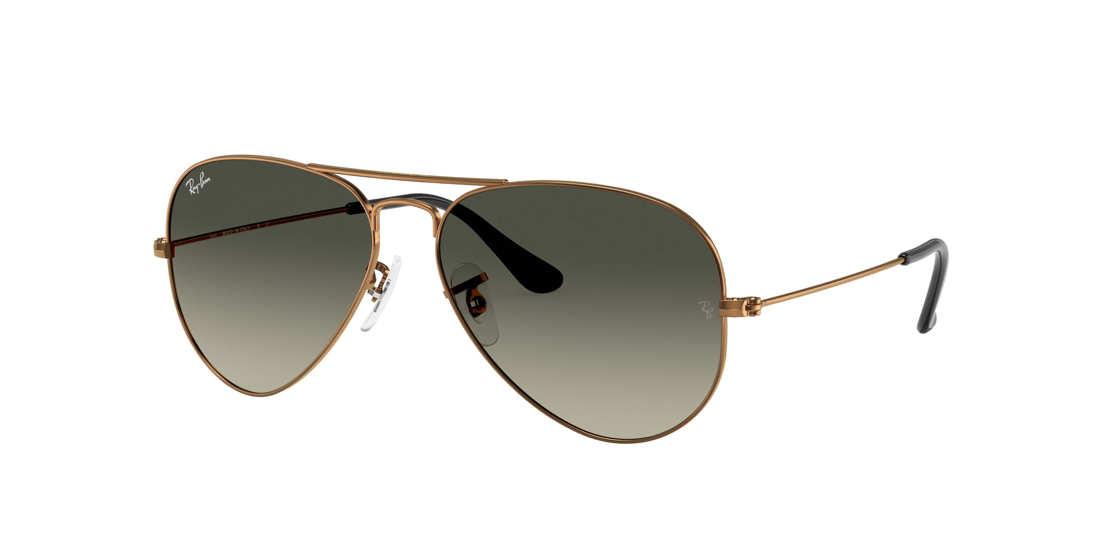 Aviator Gradient Sunglasses in Bronze and Grey Gradient - RB3025 | Ray-Ban®