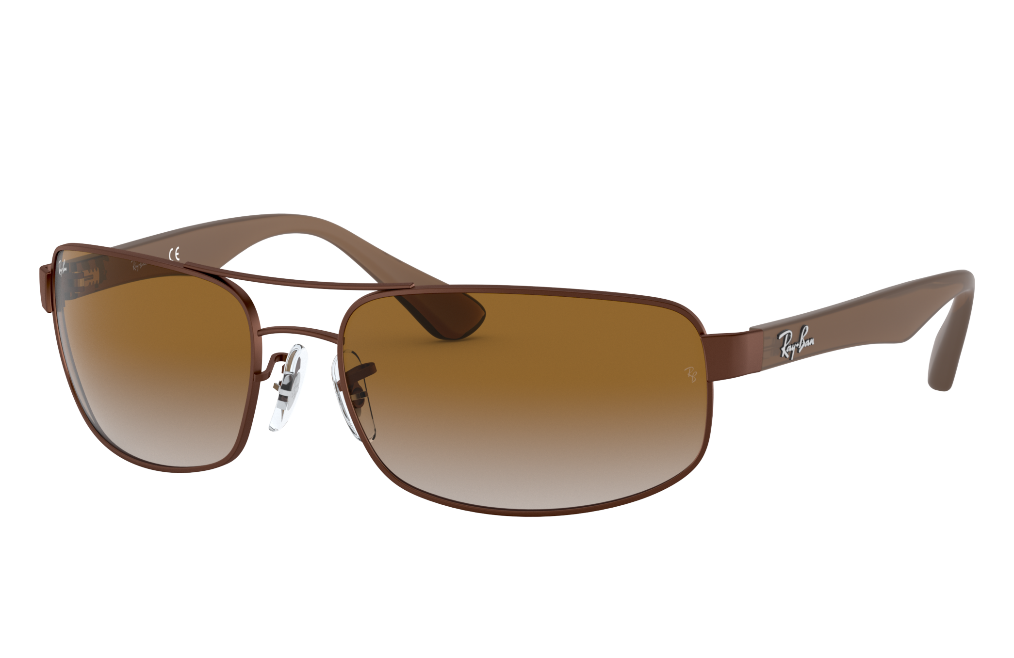 Rb3445 Sunglasses In Brown And Brown Ray Ban Rb3445 Sunglasses In Brown And Brown Ray Ban