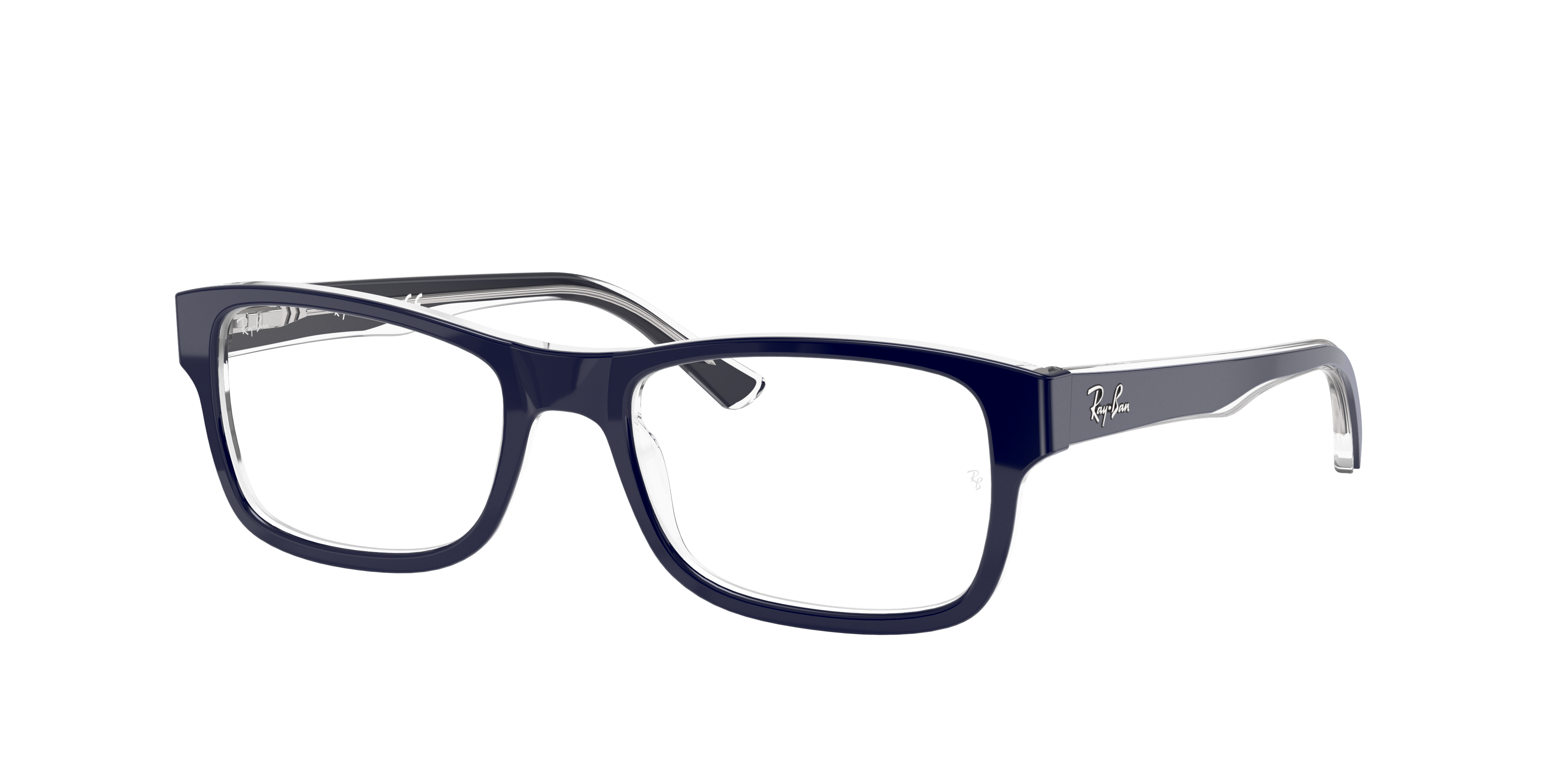 Rb5268 Optics Eyeglasses with Blue On Transparent Frame - RB5268 | Ray-Ban®