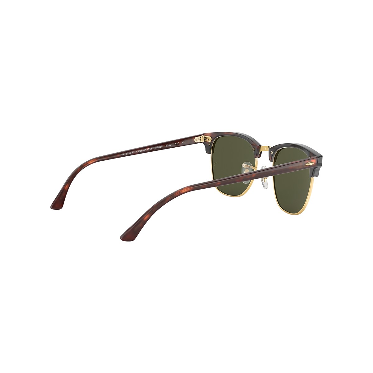 CLUBMASTER CLASSIC Sunglasses in Tortoise On Gold and G-15 CLUBMASTER CLASSIC Sunglasses in Tortoise On Gold and G-15
