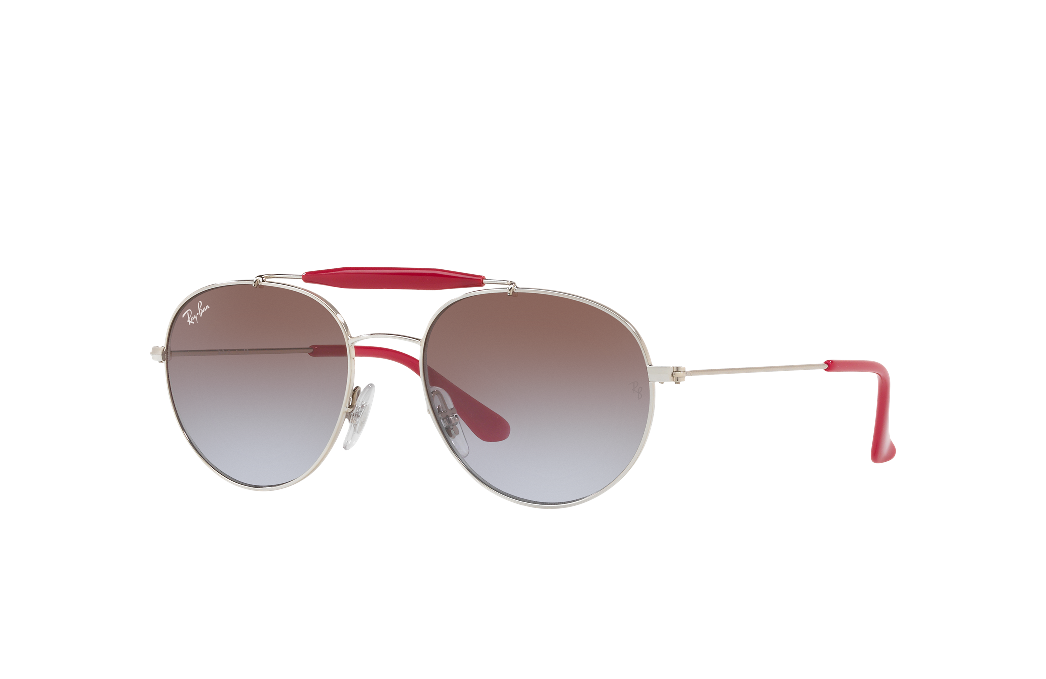 Rb9542s Kids Sunglasses in Silver and Violet Gradient Brown - RB9542S ...