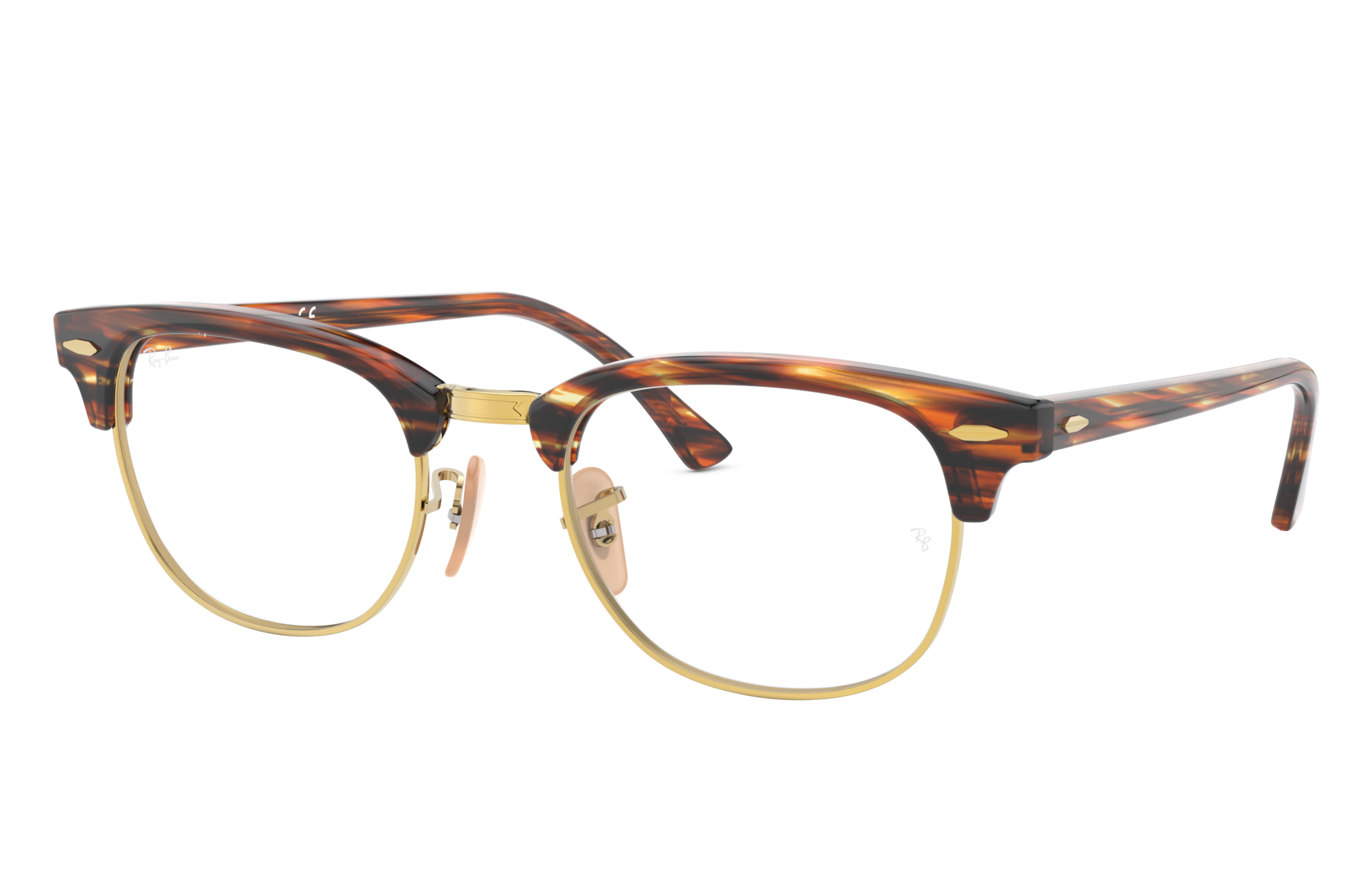 Clubmaster Optics Eyeglasses with Brown Frame - RB5154 | Ray-Ban®