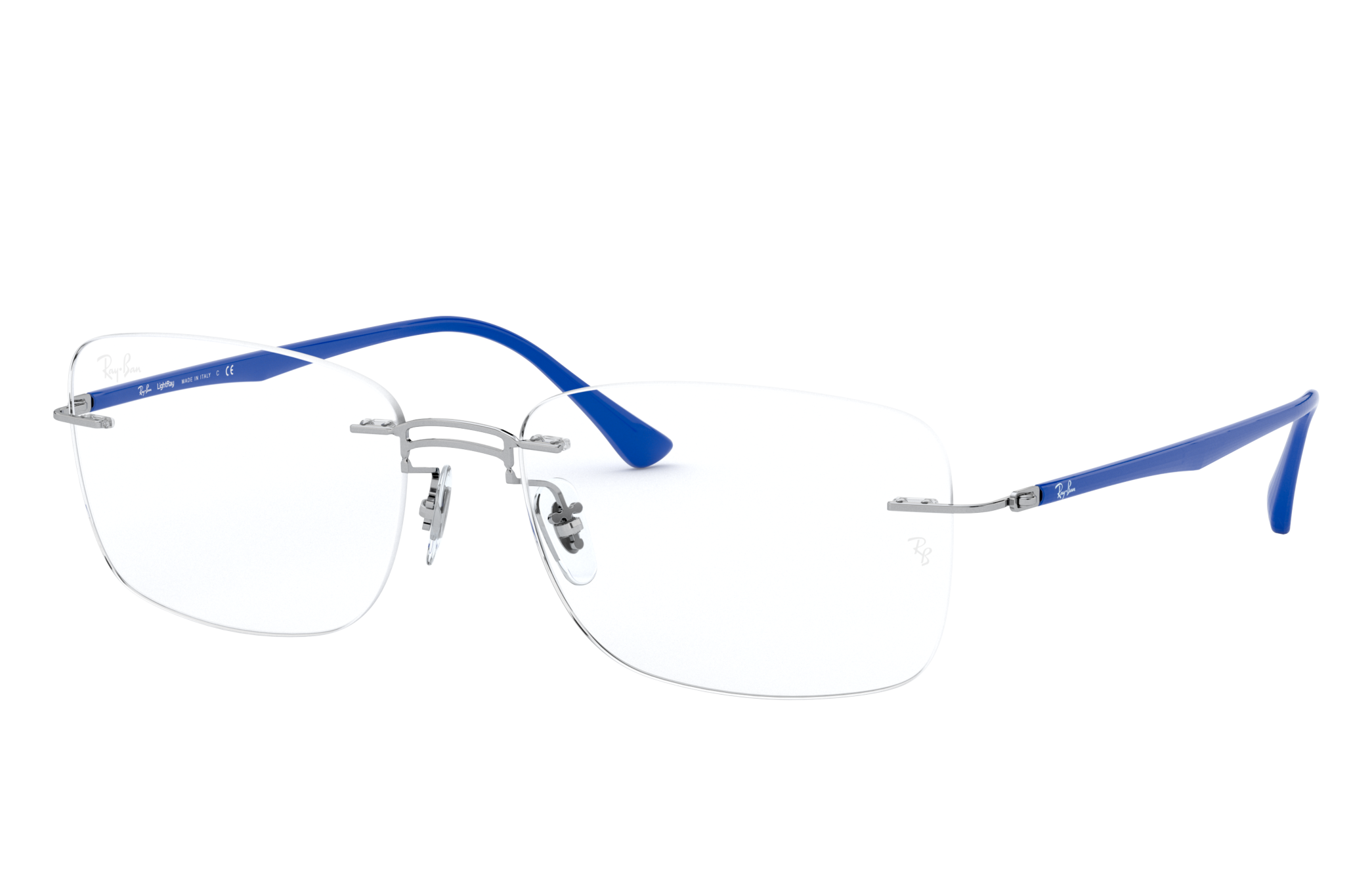 Rb8750 Optics Eyeglasses with Silver Frame - RB8750 | Ray-Ban®