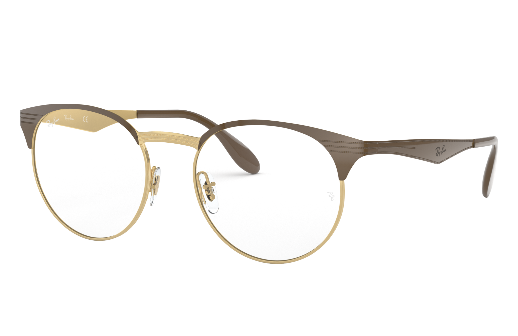 Rb6406 Eyeglasses with Polished Brown Frame - RB6406 | Ray-Ban®