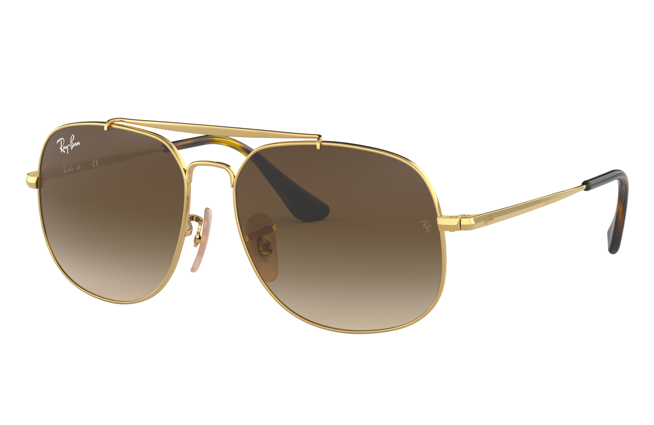 General Kids Sunglasses in Gold and Brown Gradient - RB9561S | Ray-Ban®