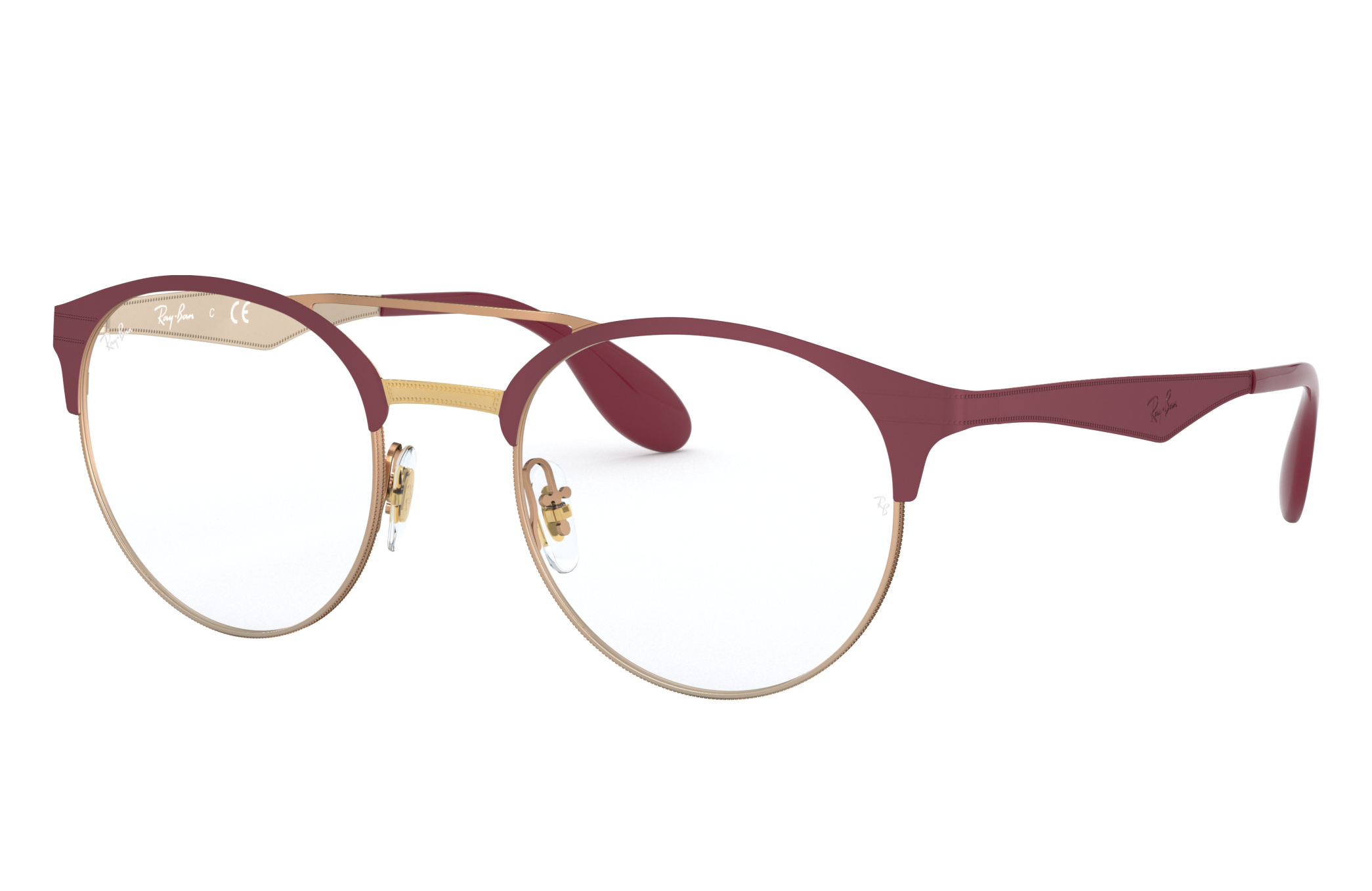 Rb3545v Eyeglasses With Red Frame Ray Ban rb3545v-eyeglasses-with-red-frame-ray-ban