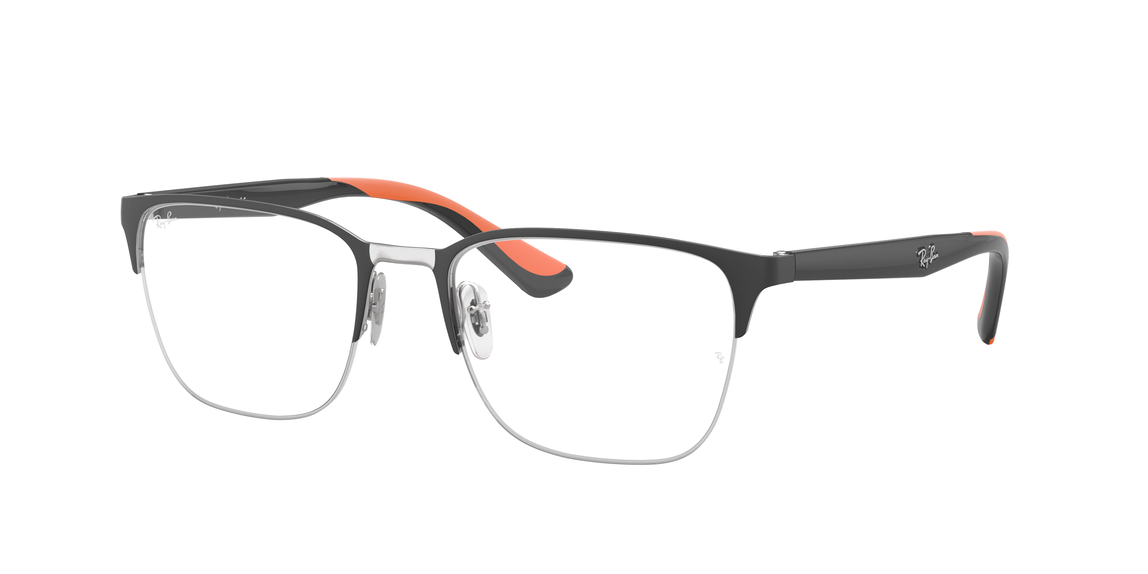 Rb6428 Optics Eyeglasses with Grey On Silver Frame - RB6428 | Ray-Ban®
