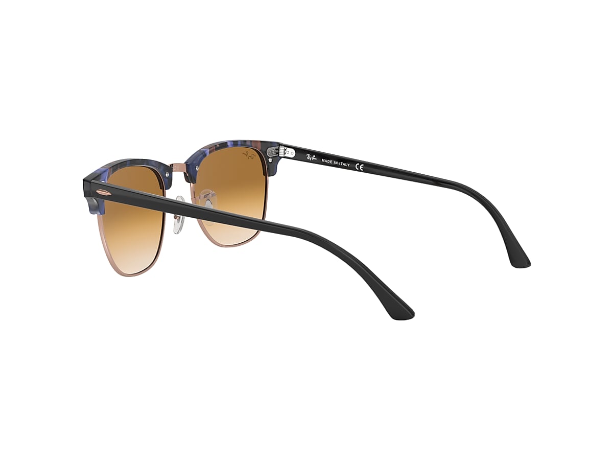 CLUBMASTER FLECK Sunglasses in Brown & Blue and Light Brown CLUBMASTER FLECK Sunglasses in Brown & Blue and Light Brown