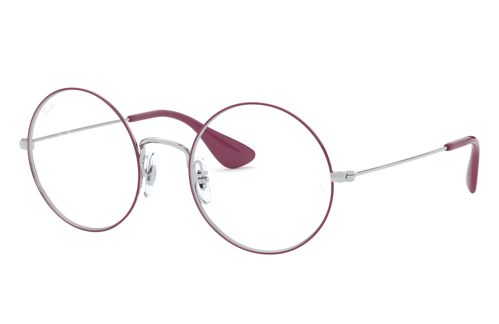 Ja-jo Optics Eyeglasses with Pink on Silver Frame - RB6392 | Ray-Ban®
