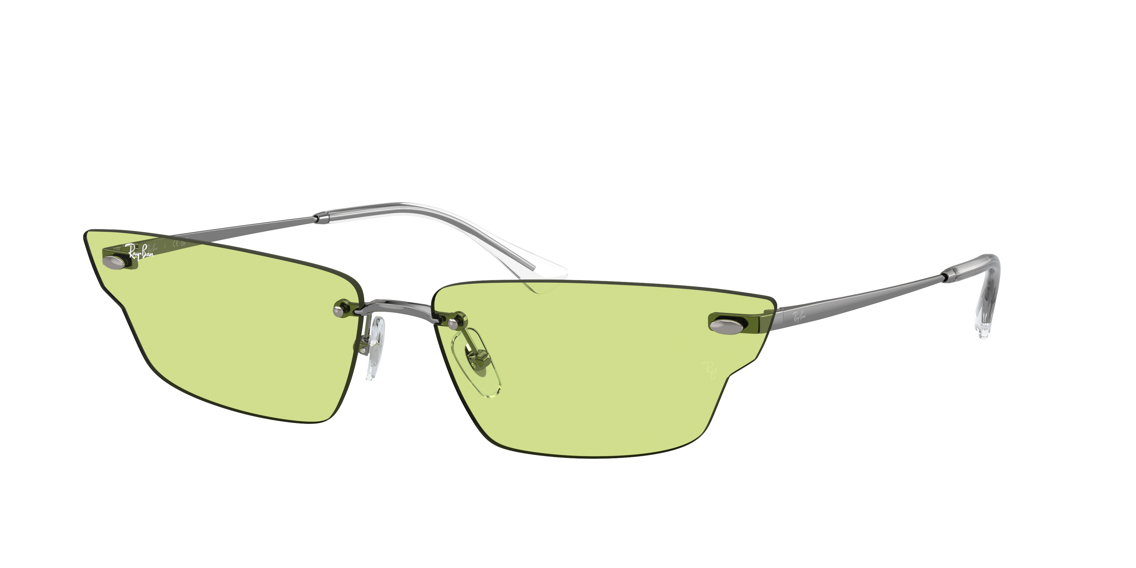Anh Bio-based Sunglasses in Gunmetal and Green - RB3731 | Ray-Ban®