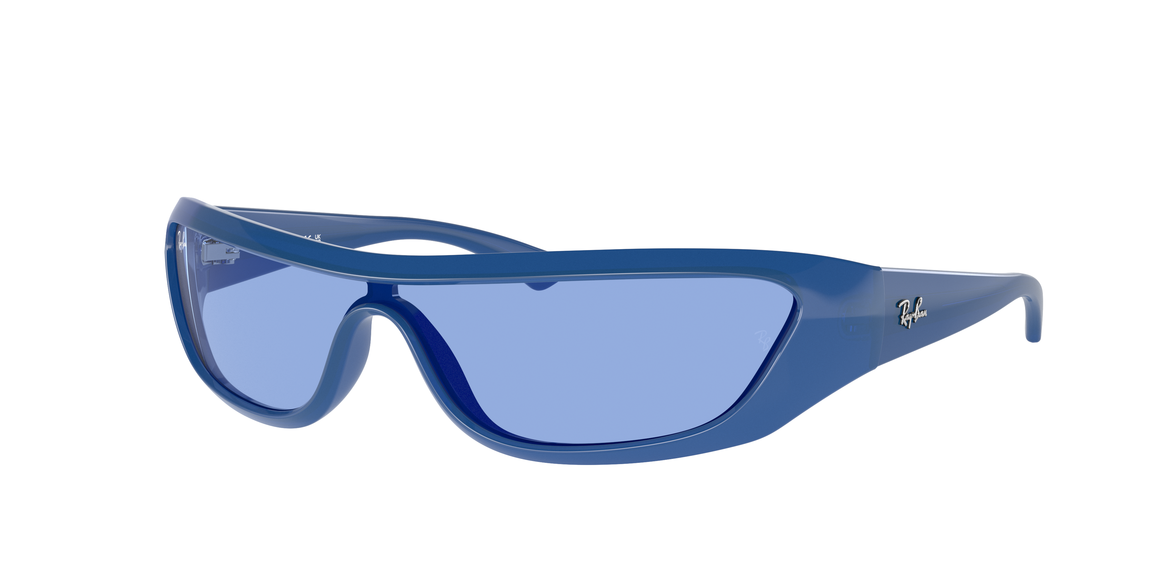 Xan Bio-based Sunglasses in Polished Electric Blue and Blue (0-134 ...