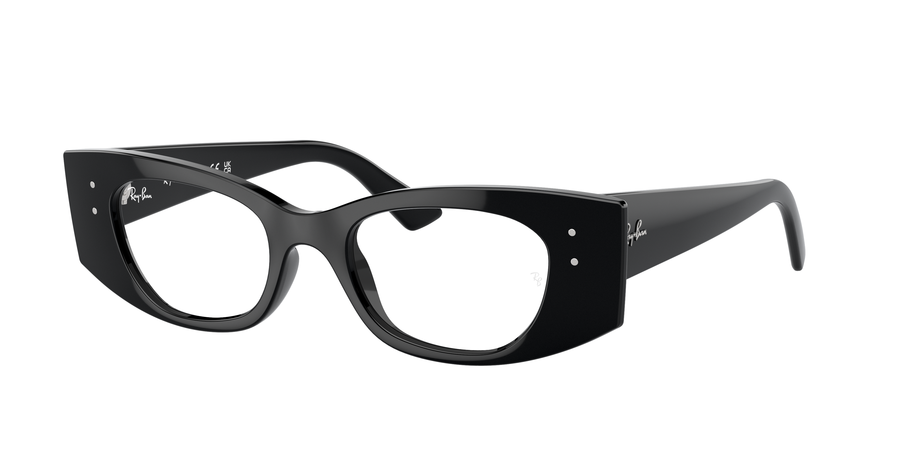 Kat Optics Bio-based Eyeglasses with Polished Black Frame - RB7327 ...
