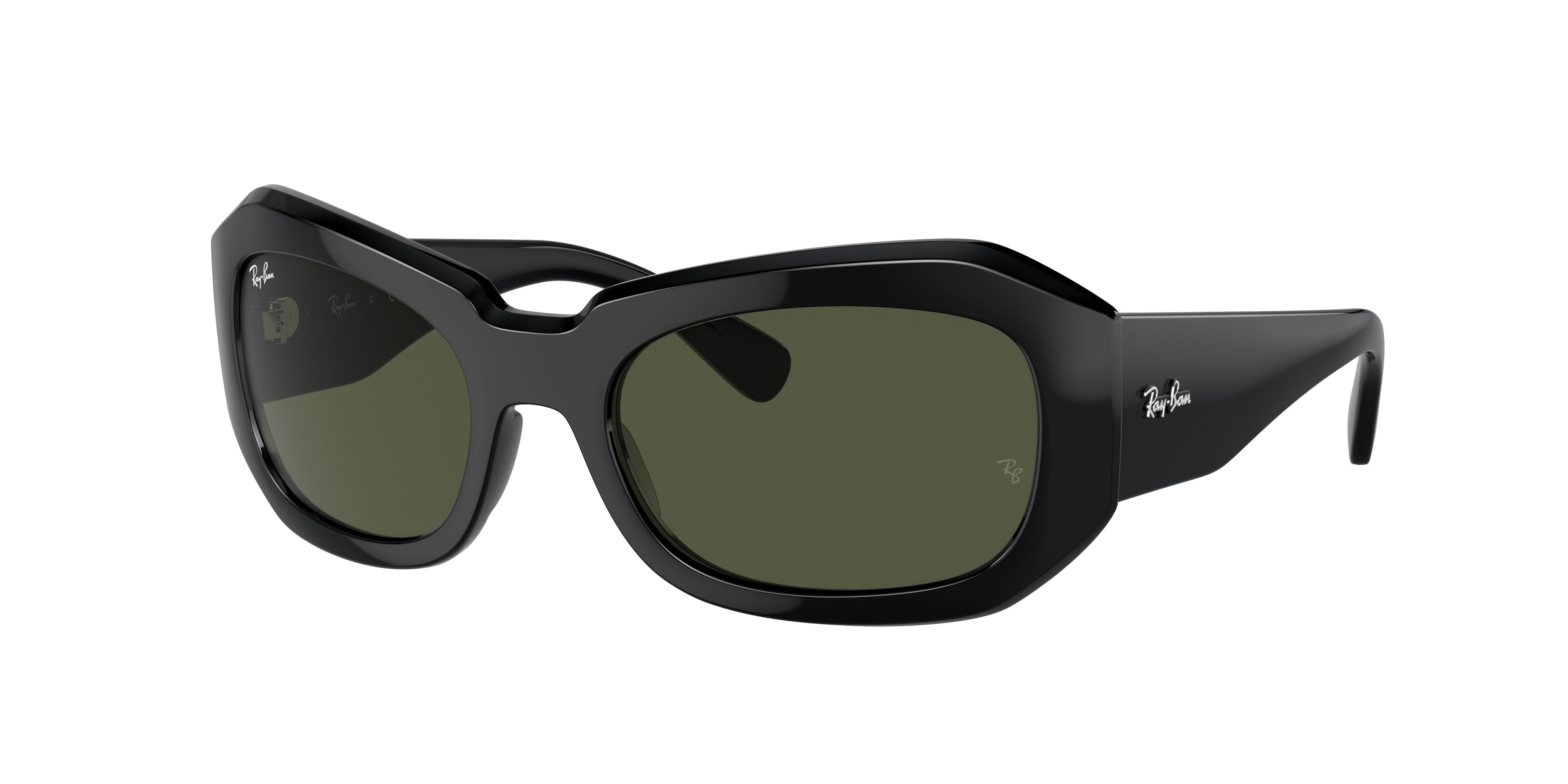 Beate Sunglasses in Black and Green - RB2212 | Ray-Ban®