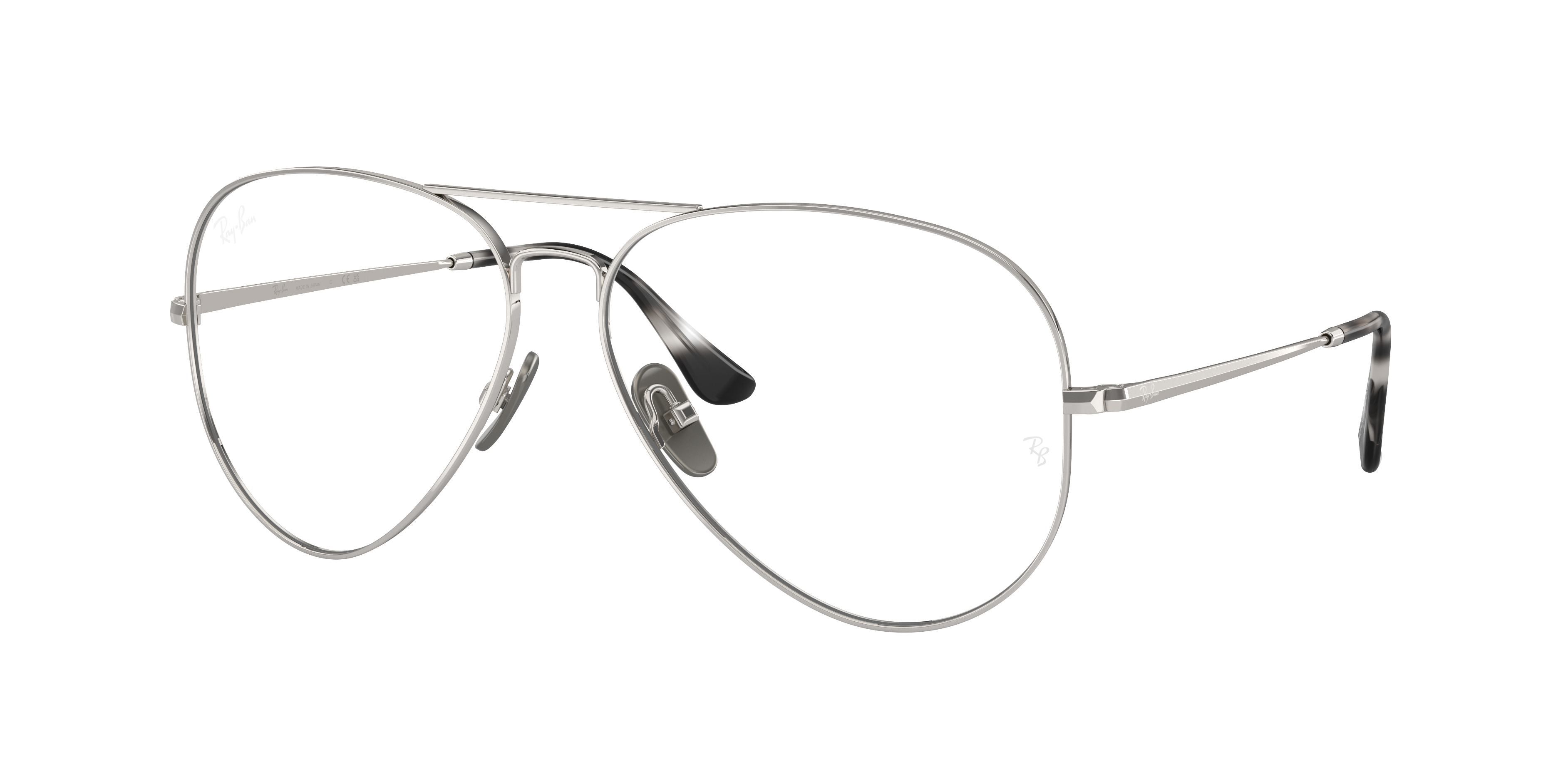 Aviator Titanium Optics Eyeglasses with Silver Frame - RB8789 | Ray-Ban®