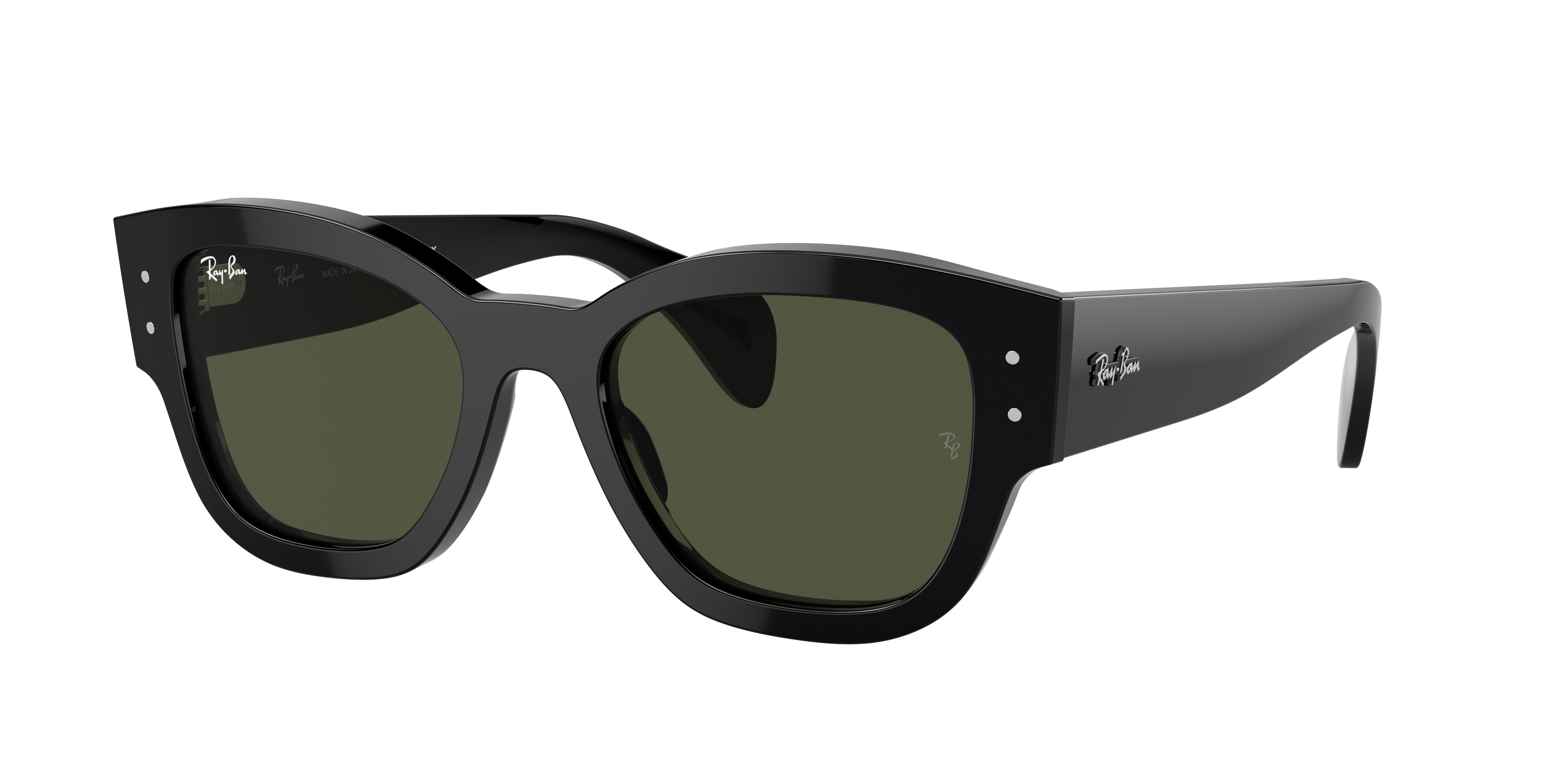 Jorge Sunglasses in Black and Green - RB7681S | Ray-Ban®