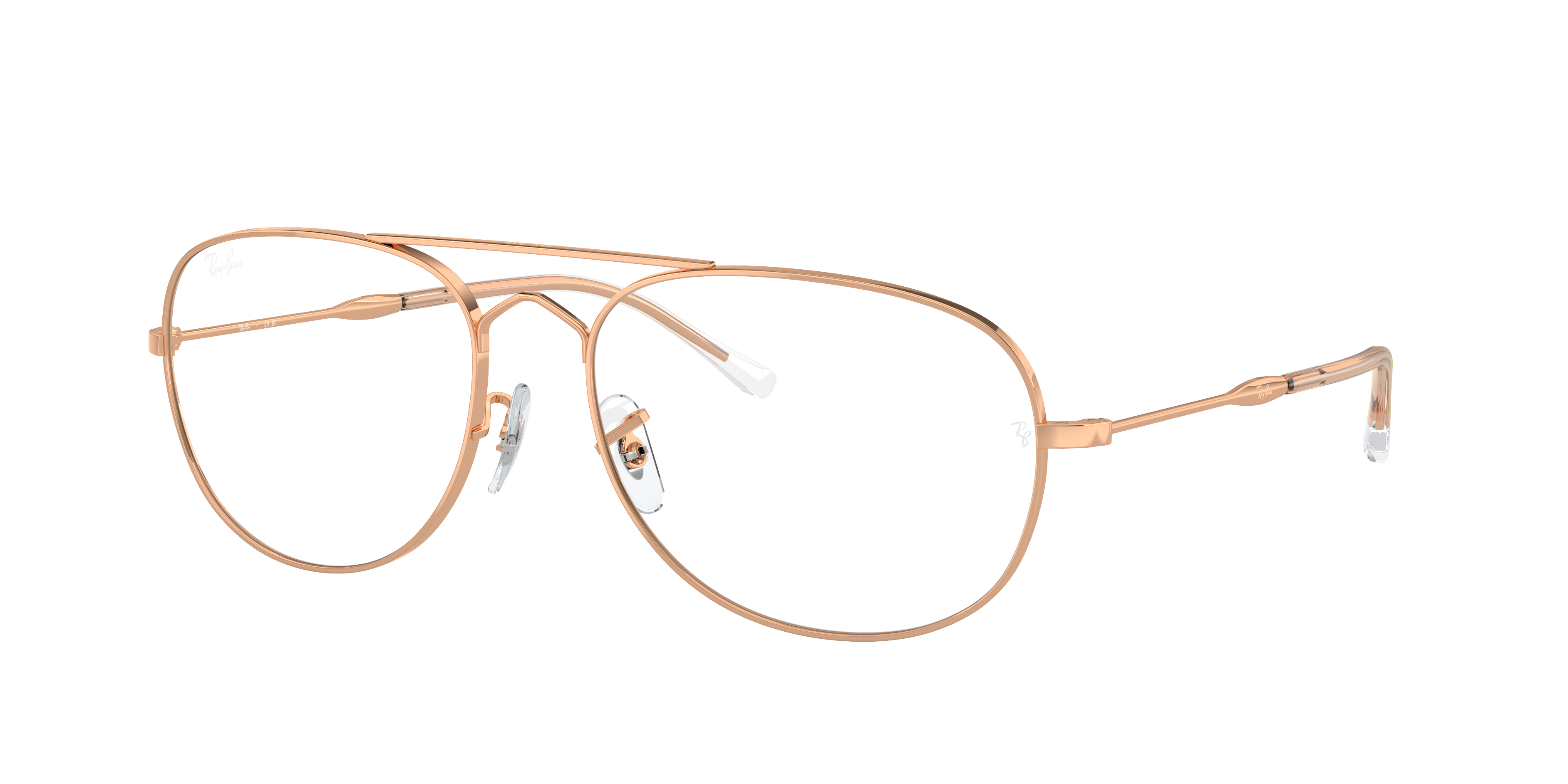Bain Bridge Optics Eyeglasses with Rose Gold Frame - RB3735V | Ray-Ban®