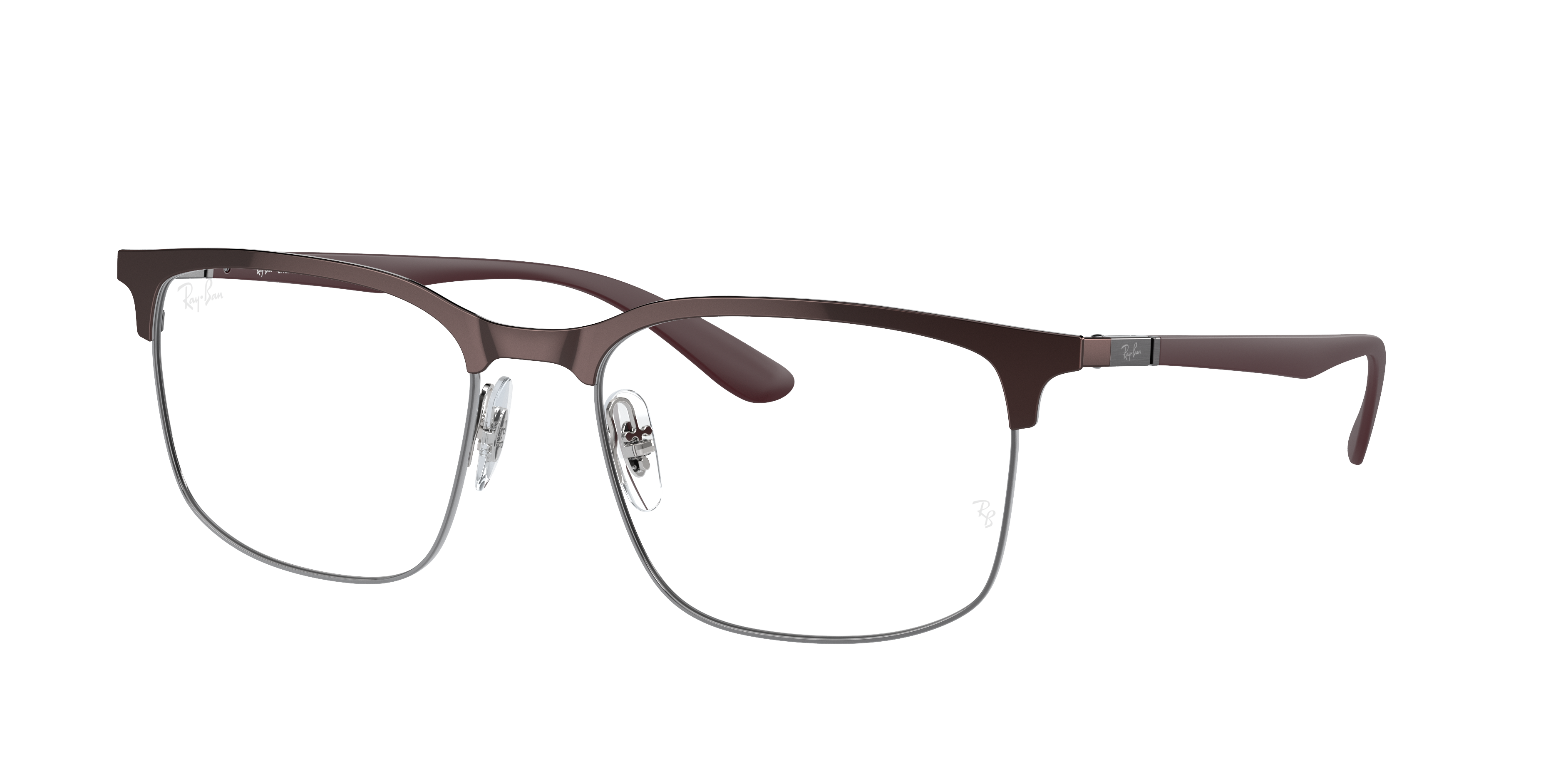 Rb6518 Optics Eyeglasses with Brown On Gunmetal Frame - RB6518 | Ray-Ban®