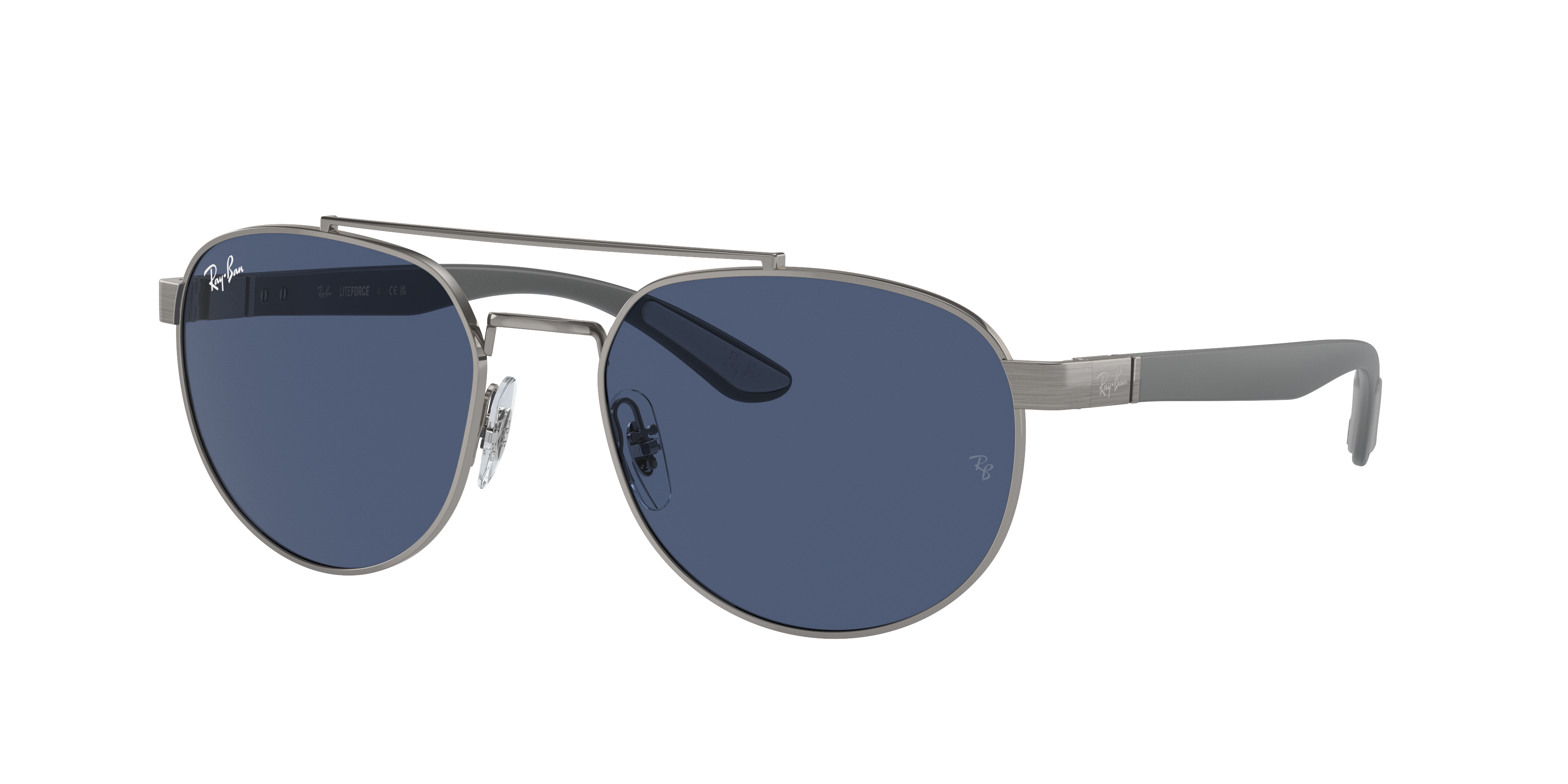 Gunmetal Sunglasses in Dark Blue and Rb3736 - RB3736 | Ray-Ban®
