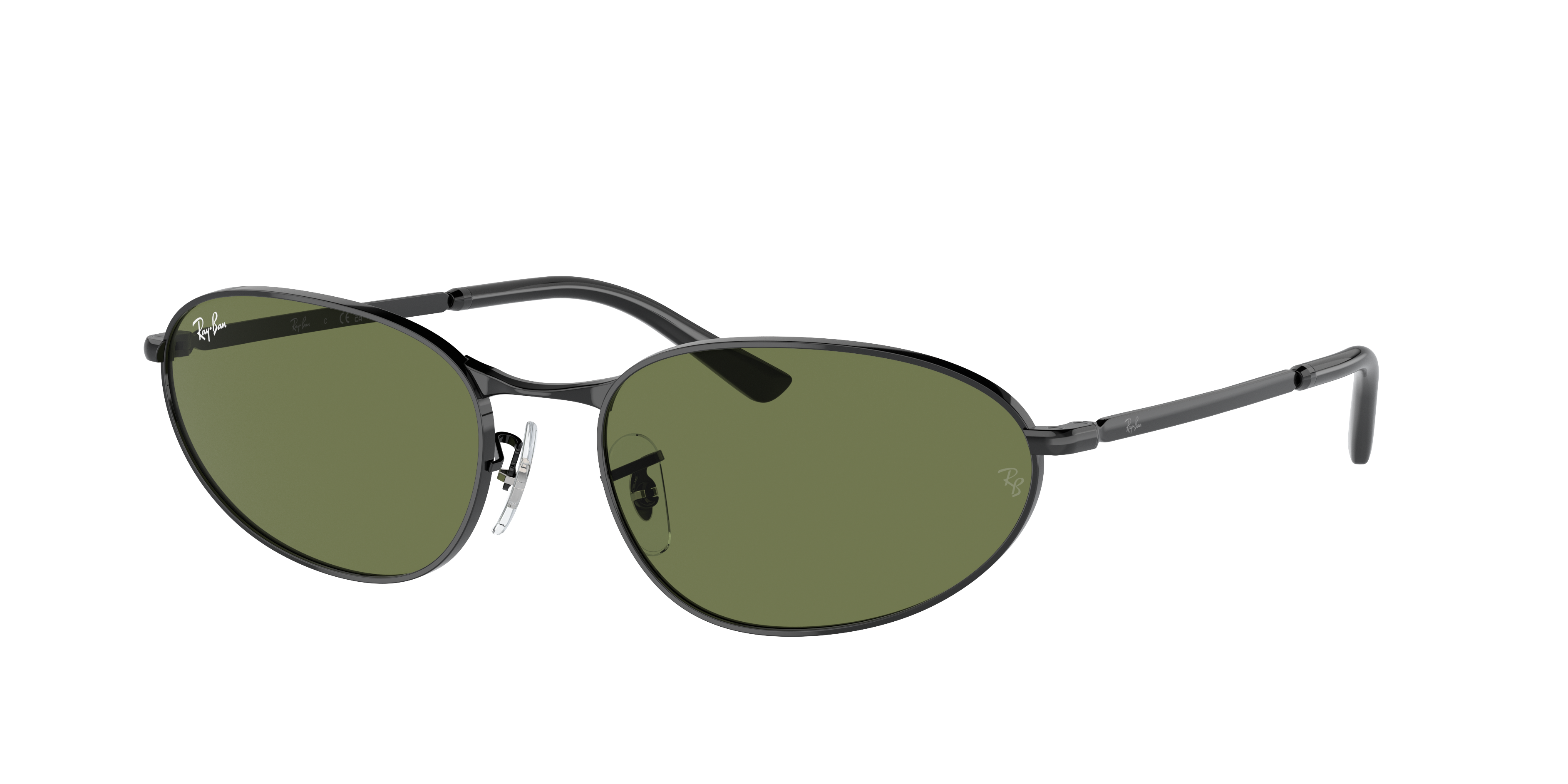Black Sunglasses in Dark Green and Rb3734 - RB3734 | Ray-Ban®