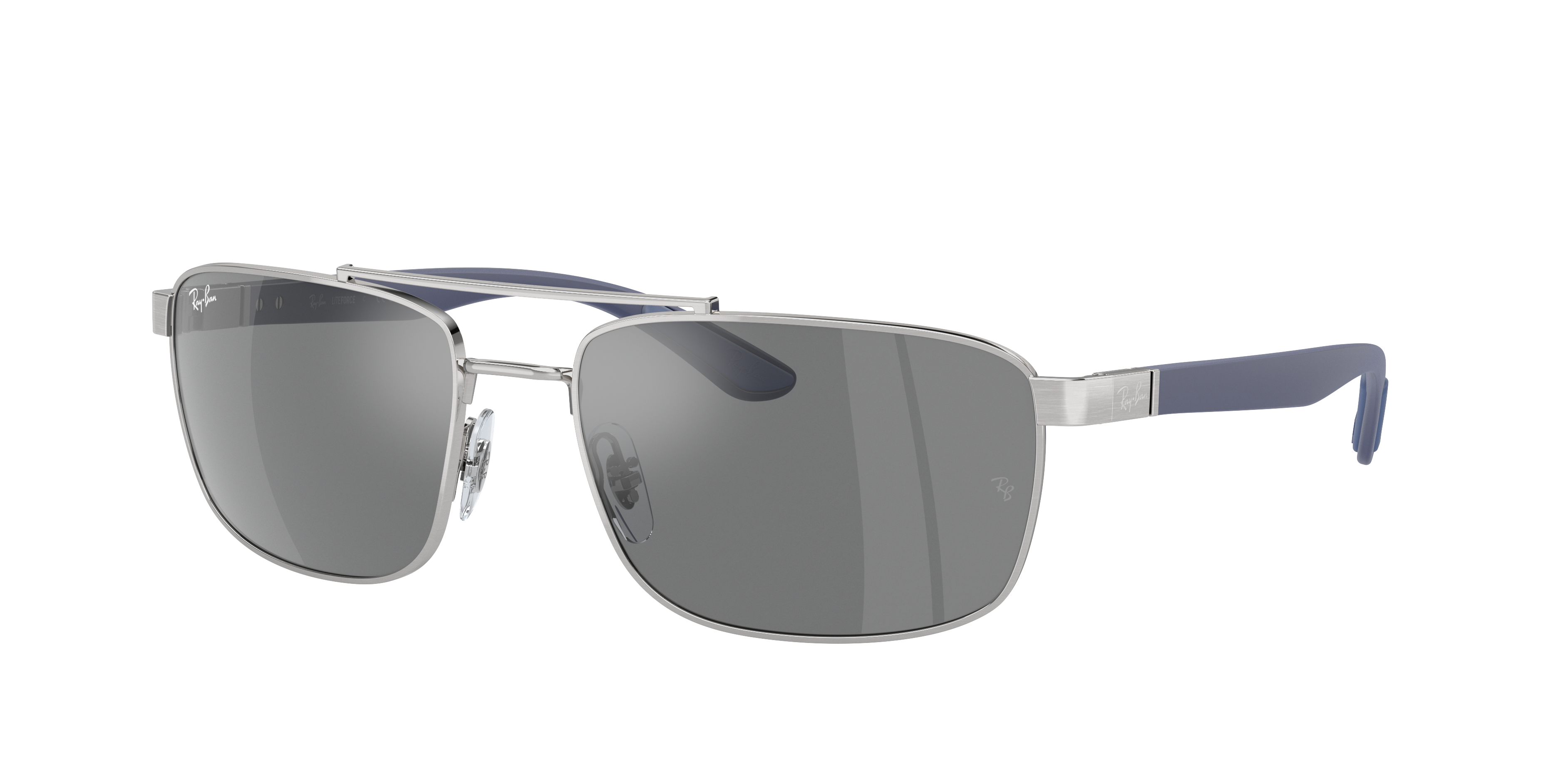 Rb3737 Sunglasses in Polished Silver and Grey (60-18) - RB3737 | Ray-Ban®