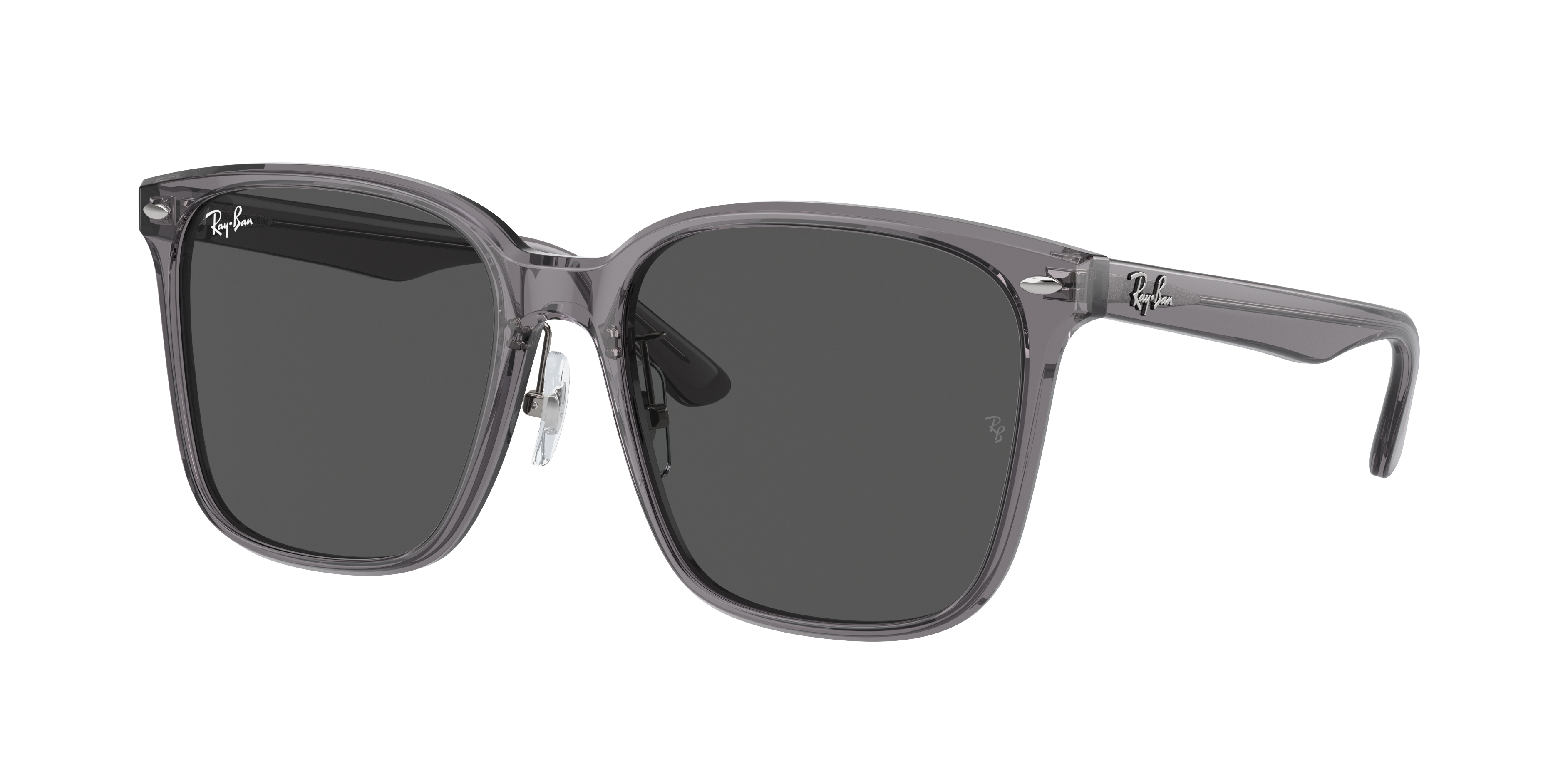 Rb2206d Sunglasses in Polished Transparent Grey and Dark Grey (57-18 ...