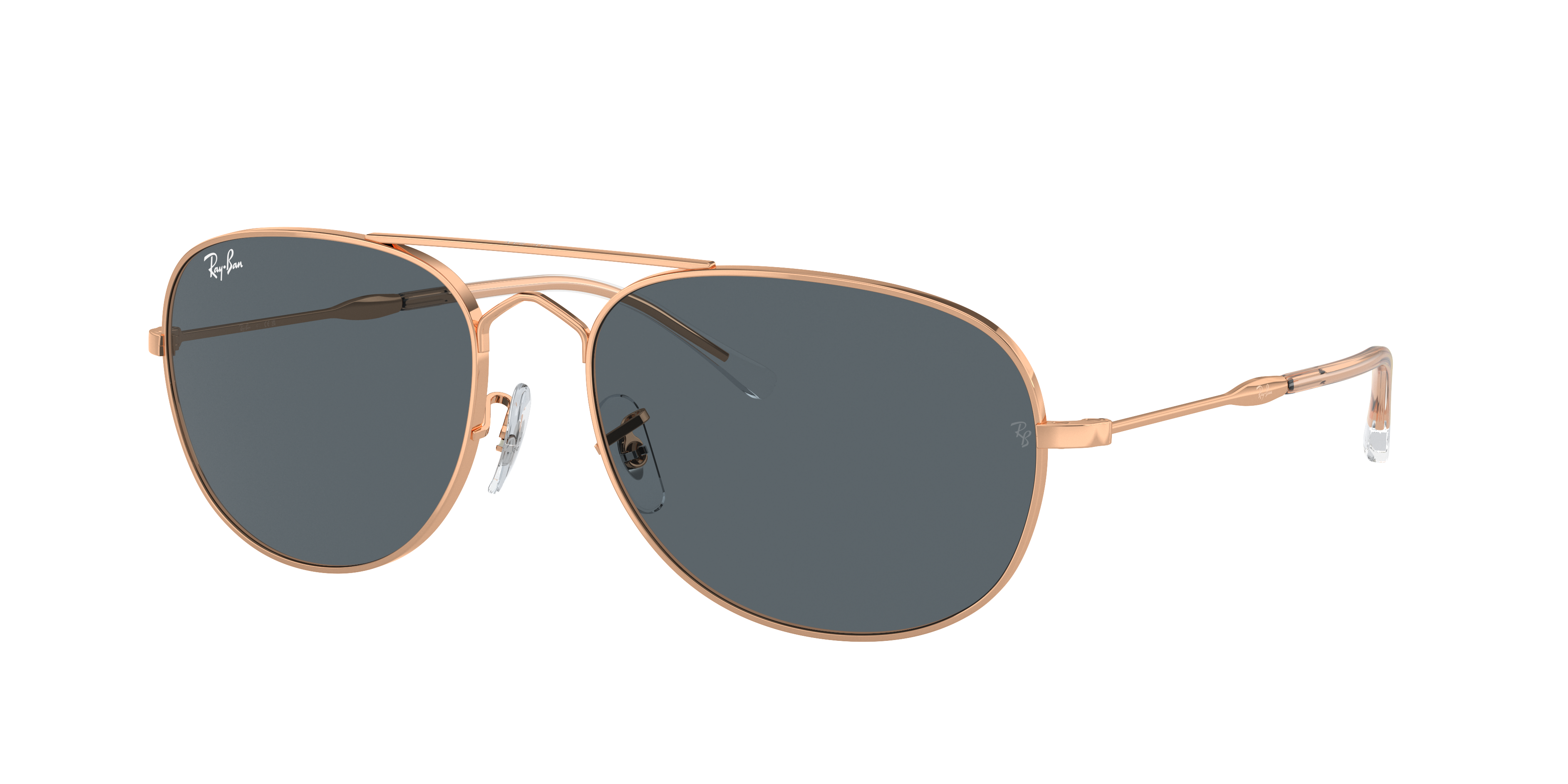 Rose Gold Sunglasses in Blue and Bain Bridge - RB3735 | Ray-Ban®