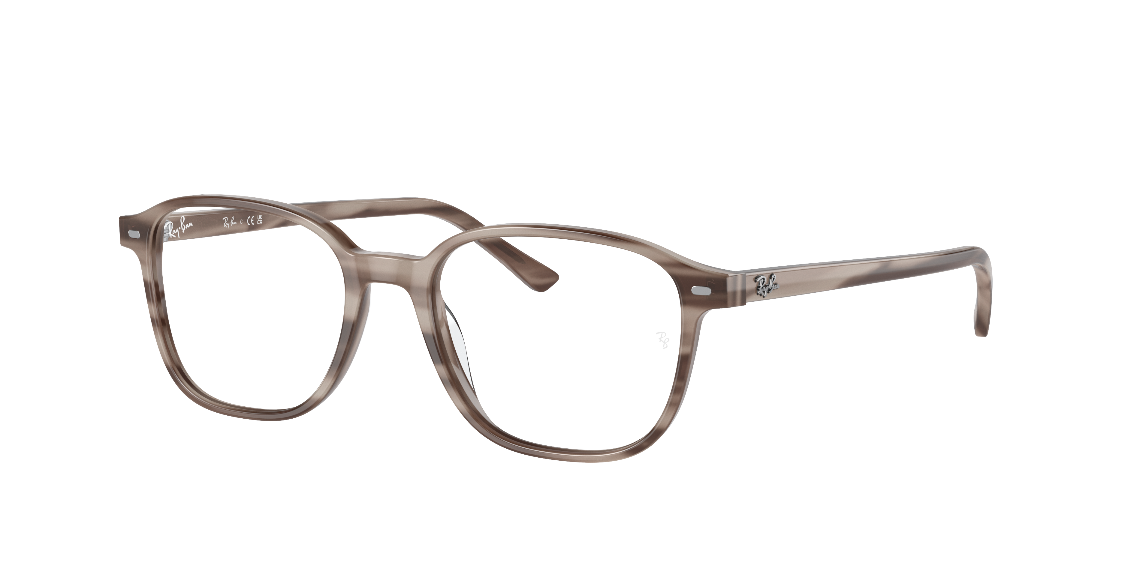 Leonard Optics Eyeglasses with Striped Grey Frame - RB5393 | Ray-Ban®