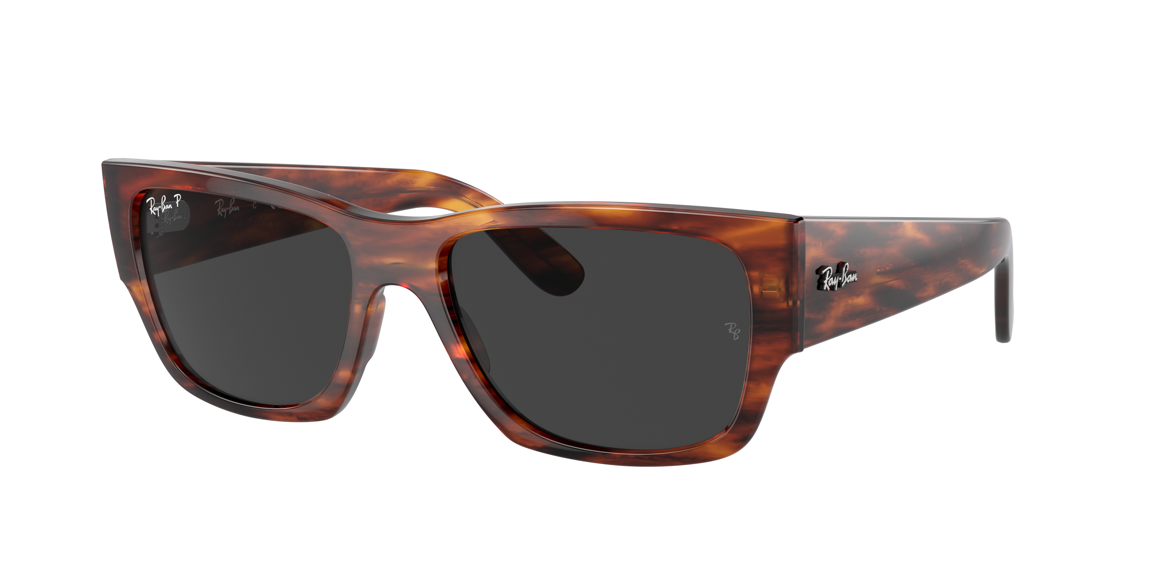 Carlos Sunglasses in Striped Havana and Black - RB0947S | Ray-Ban®