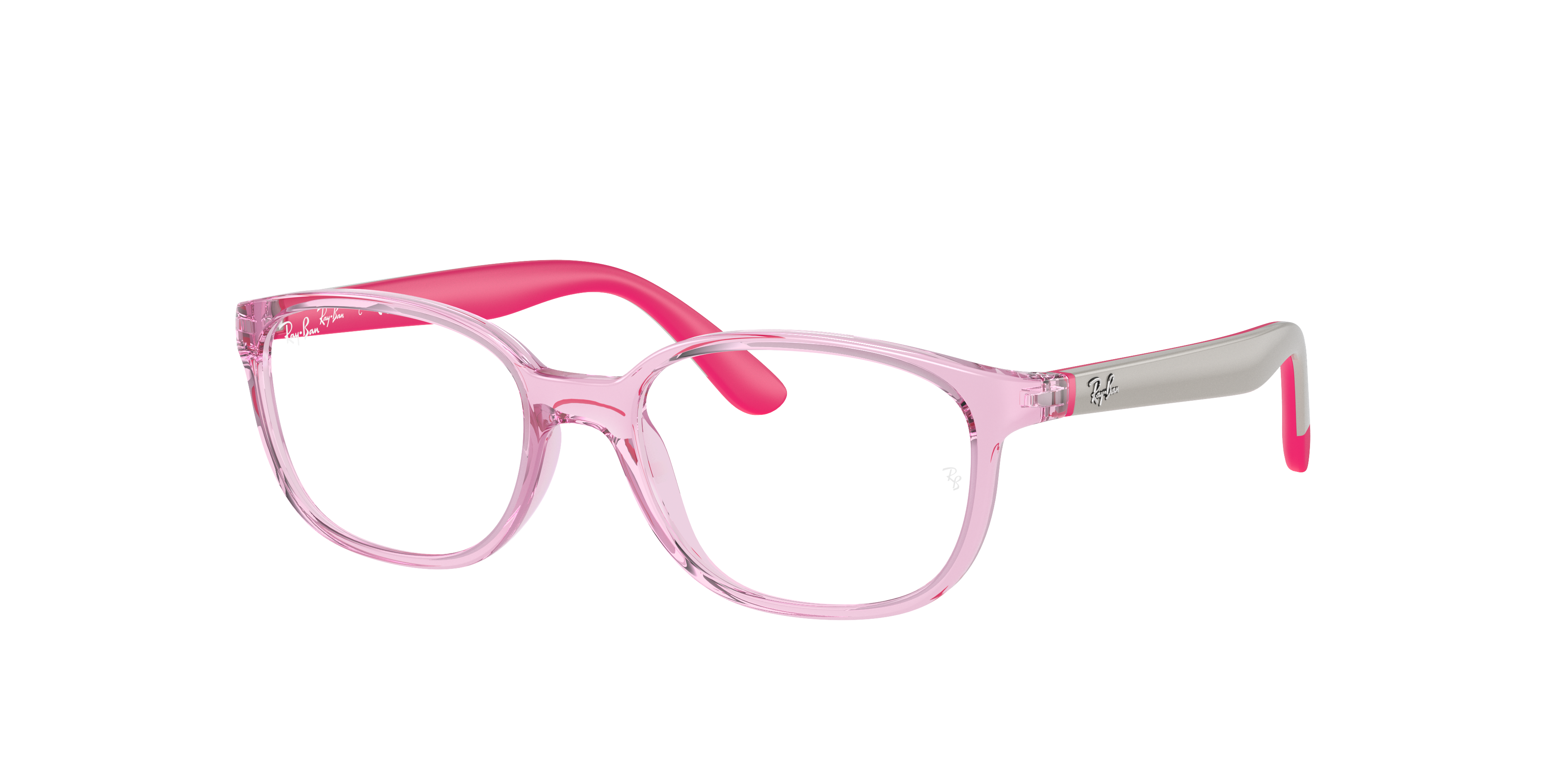 Rb1632 Optics Kids Bio-based Eyeglasses with Polished Transparent Pink ...