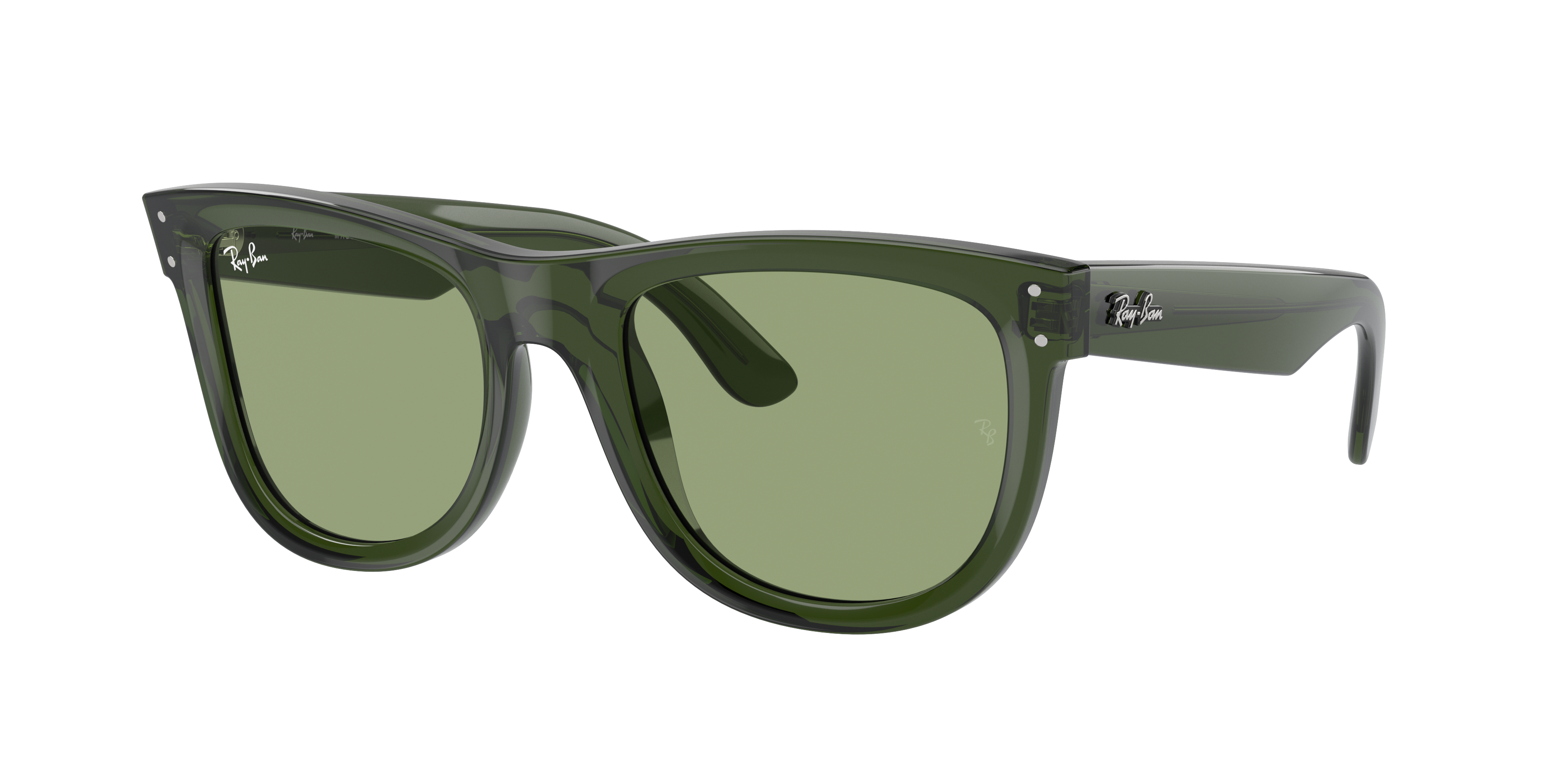 Wayfarer Reverse Limited Gafas de Sol Verde Traslúcido en Verde ...