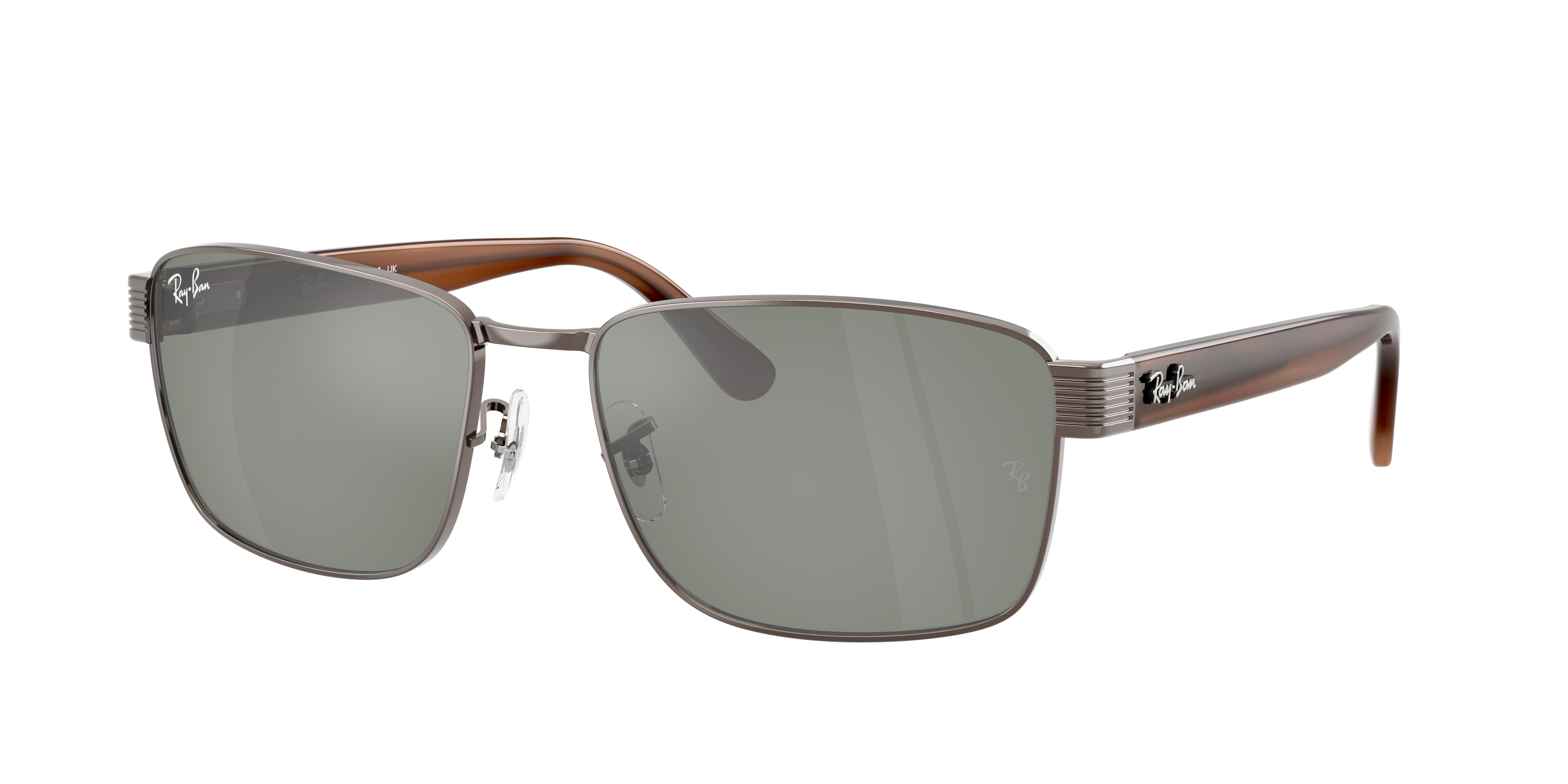 Polished Copper Sunglasses in Green (62-18) and Rb3750 - RB3750 | Ray-Ban®