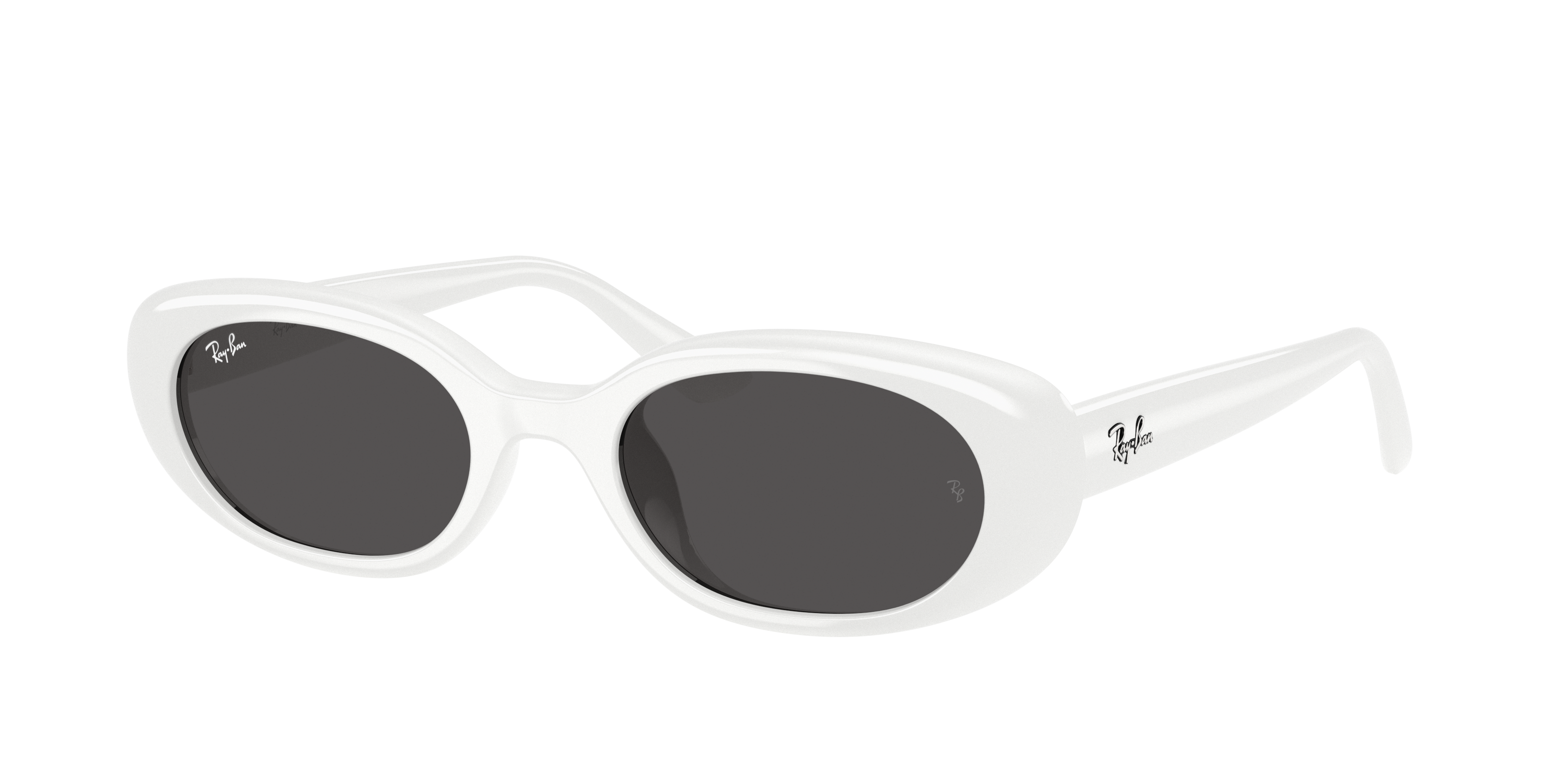 Rb4441d Bio-based Sunglasses in White and Dark Grey - RB4441D | Ray-Ban®