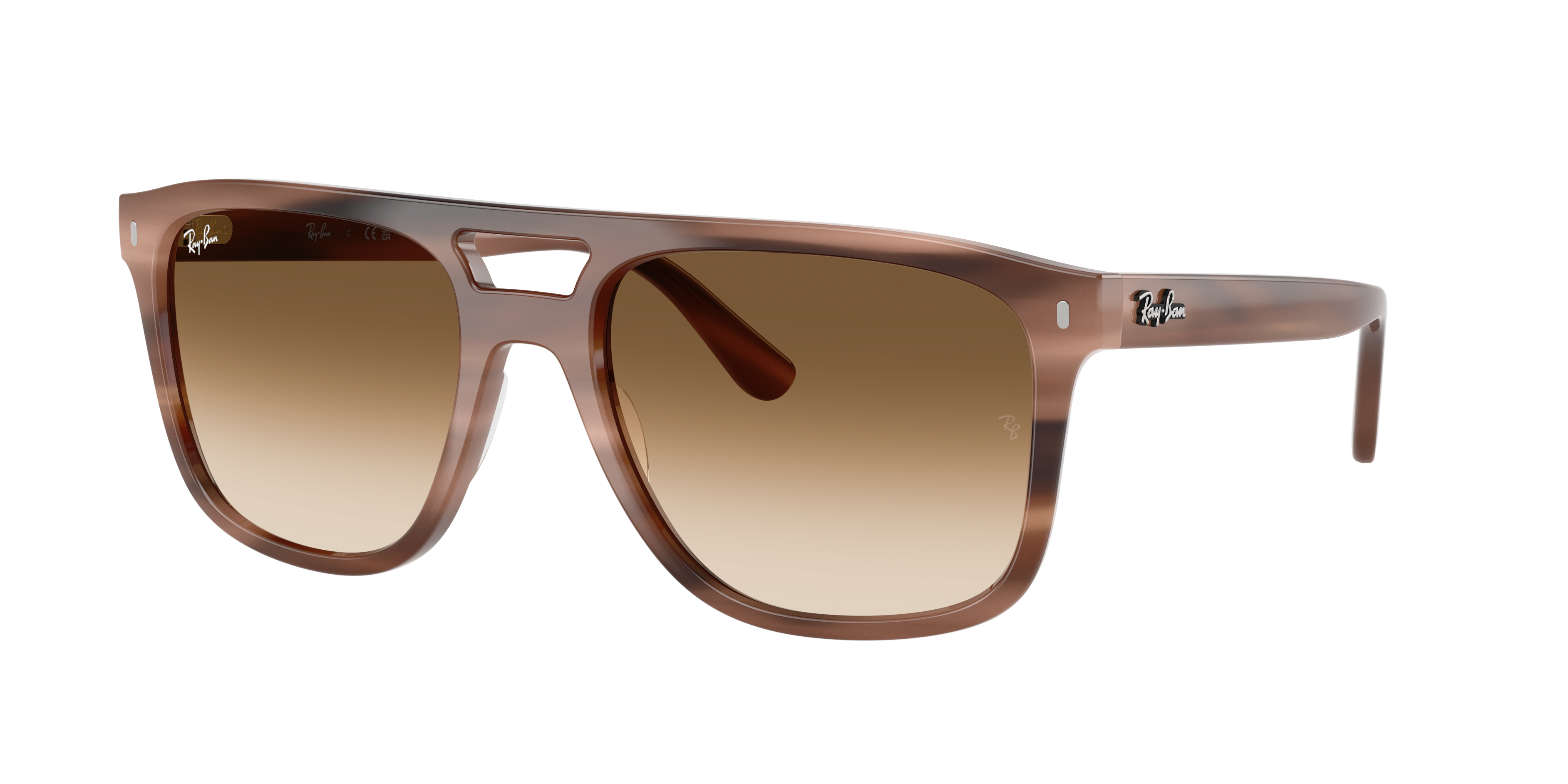 Rb2213 Sunglasses in Havana Brown and Clear Gradient Brown - RB2213 ...