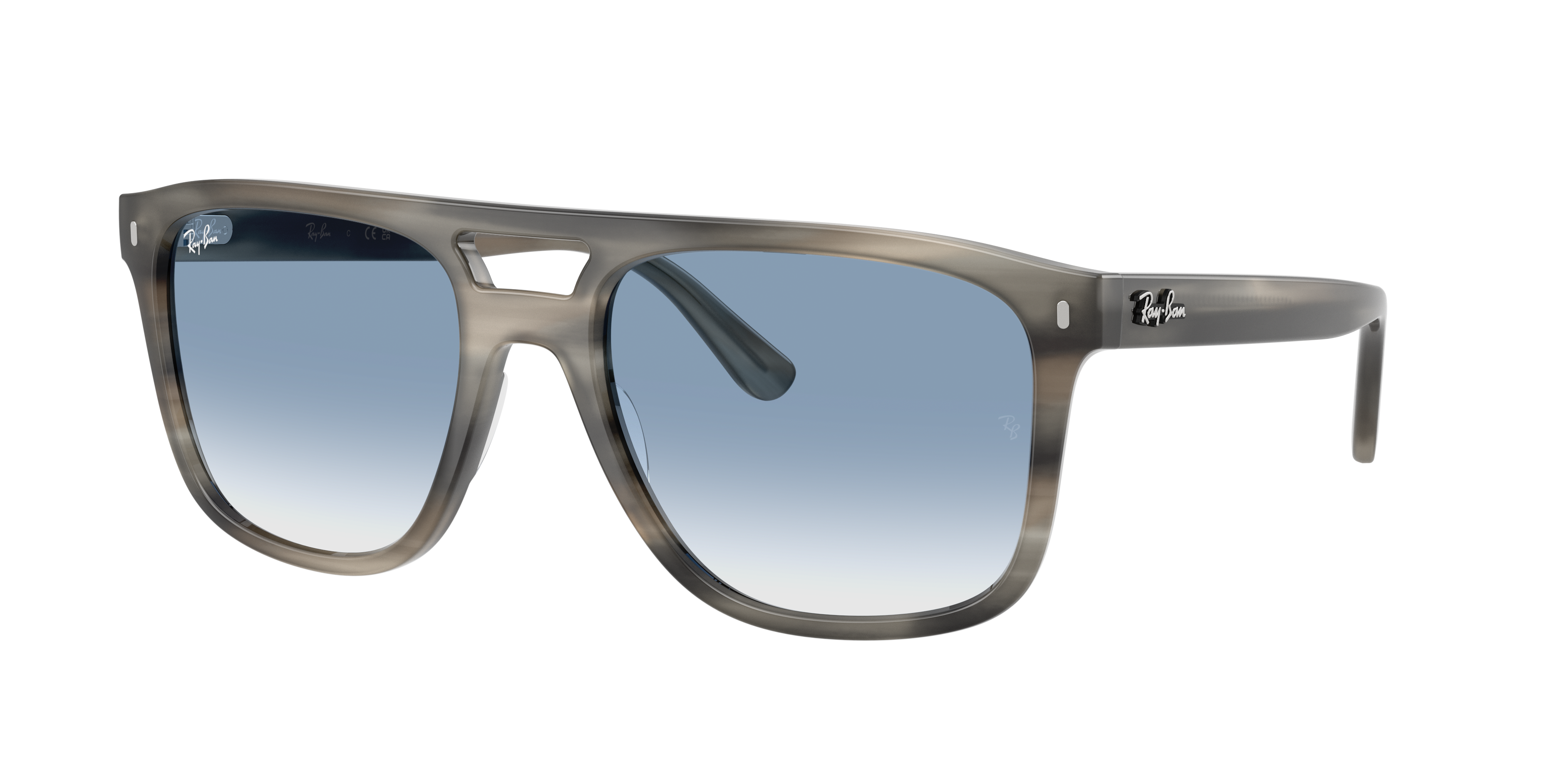 Rb2213 Sunglasses in Grey Havana and Clear Gradient Blue - RB2213 | Ray ...