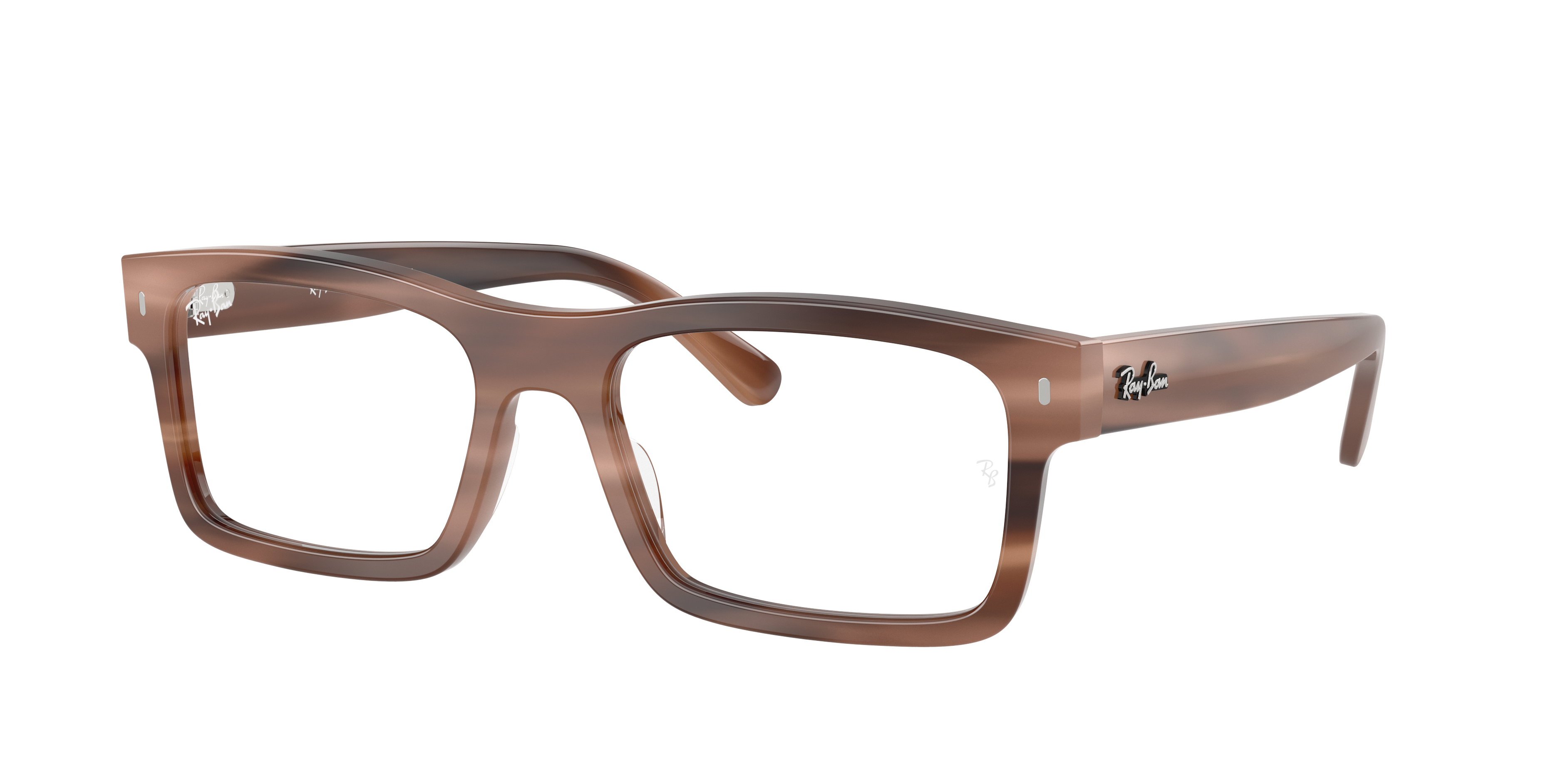 Rb5435 Optics Eyeglasses with Polished Havana Brown Frame - RB5435F ...