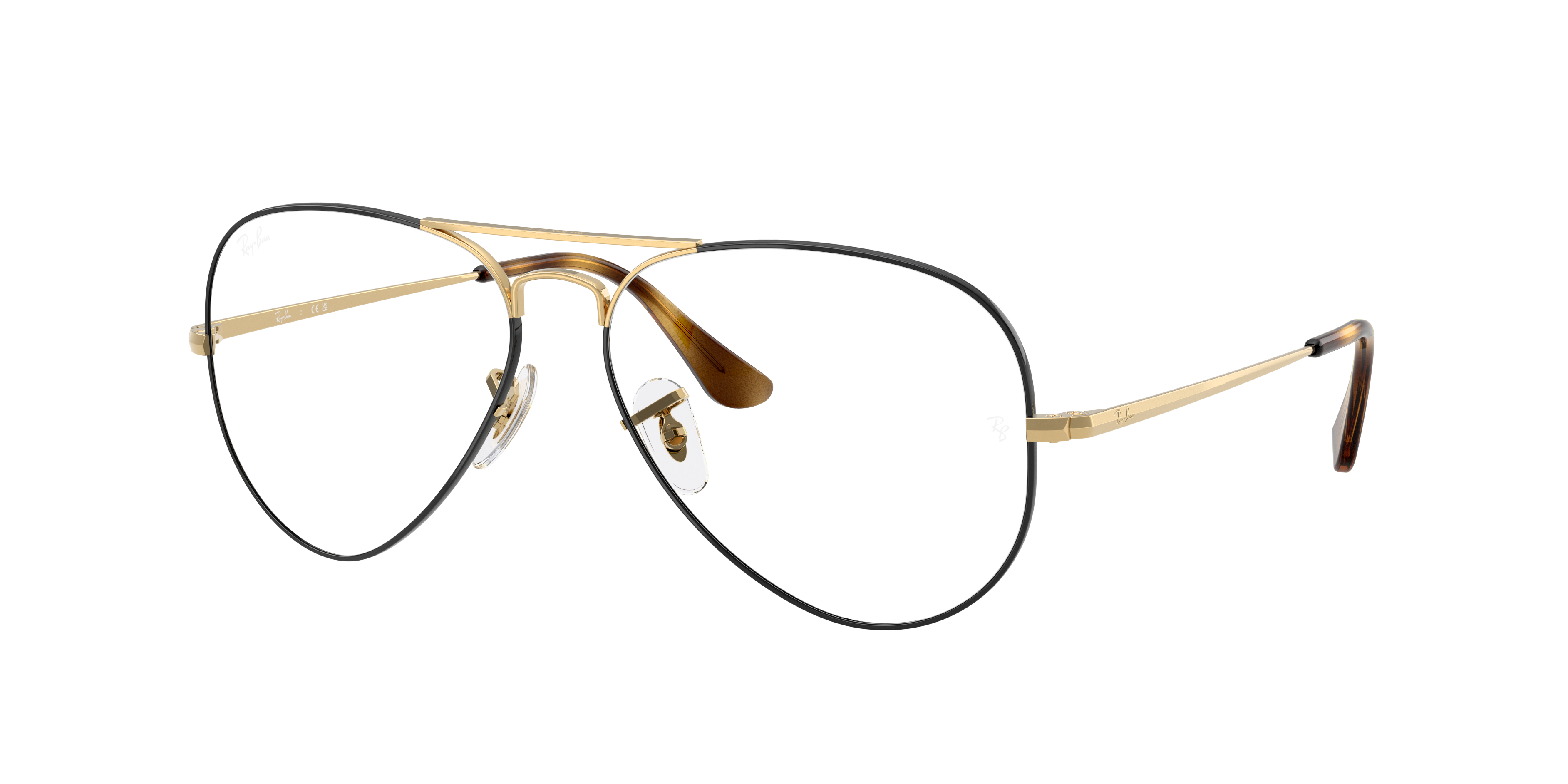 Aviator Optics Eyeglasses with Havana On Arista Frame - RB6489 | Ray-Ban®