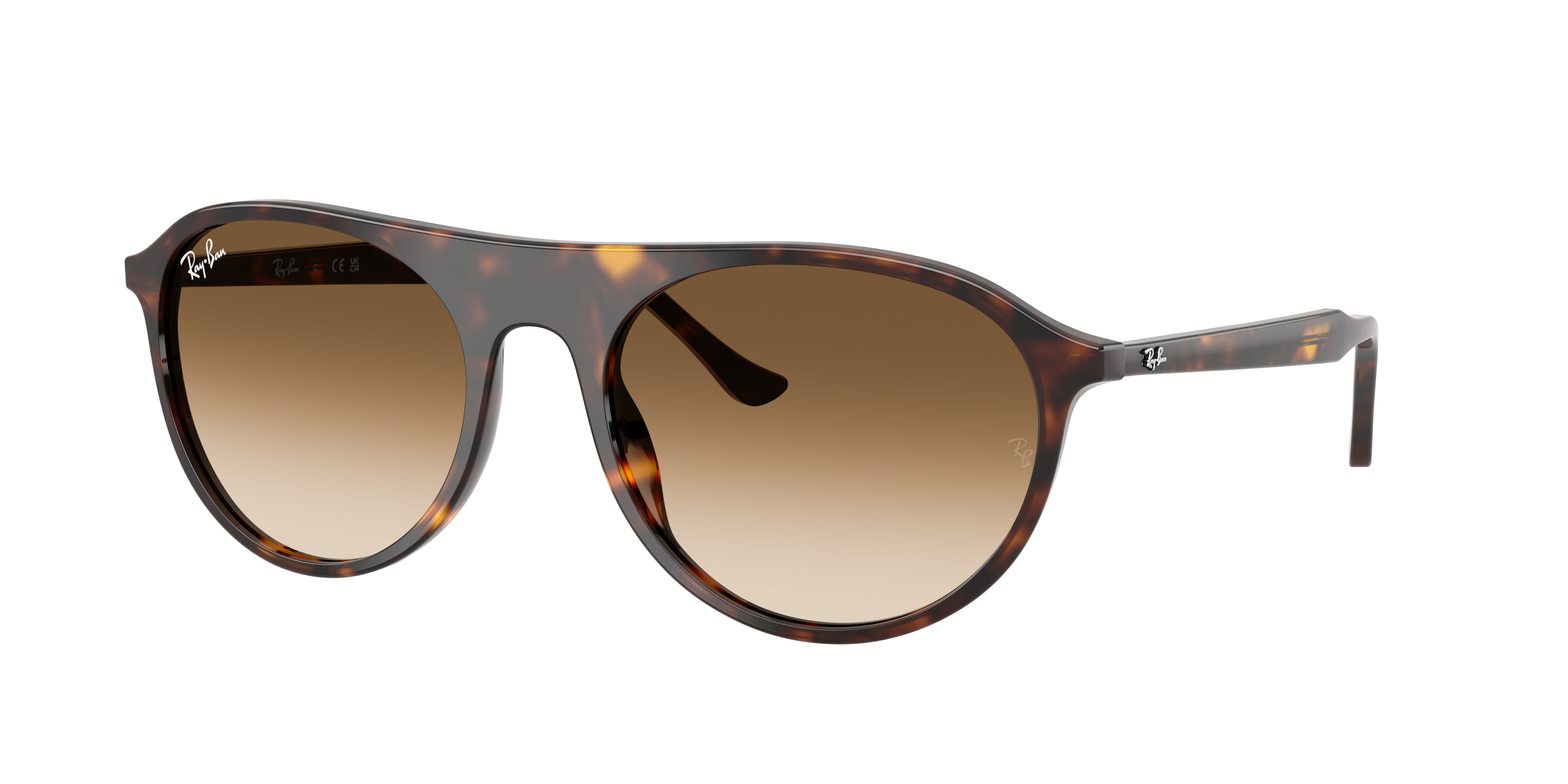 Rb2215 Sunglasses in Polished Havana and Clear Gradient Brown - RB2215 ...